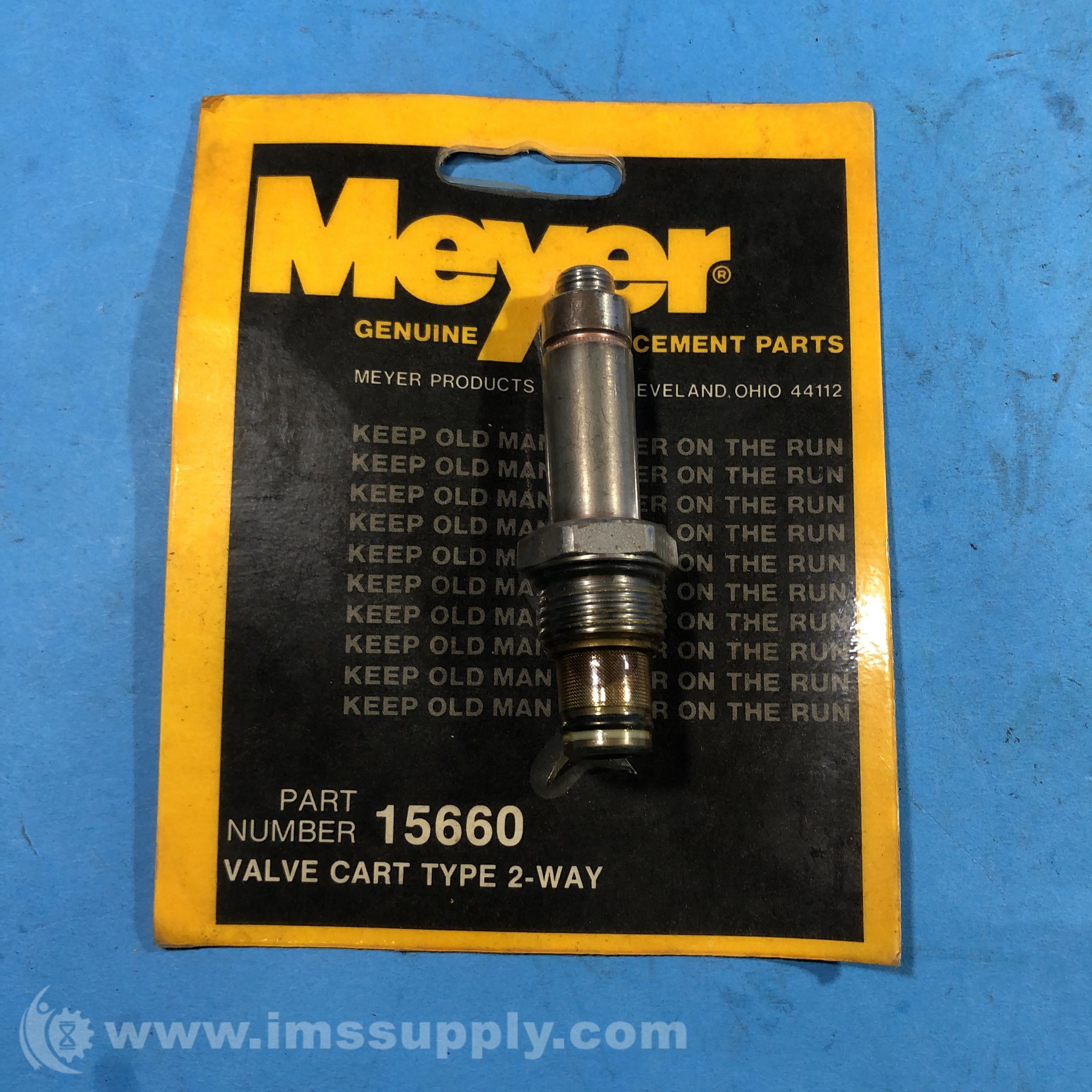 Meyer Products 15660 Valve Cart, 2-Way, 5/8 Stem - IMS Supply