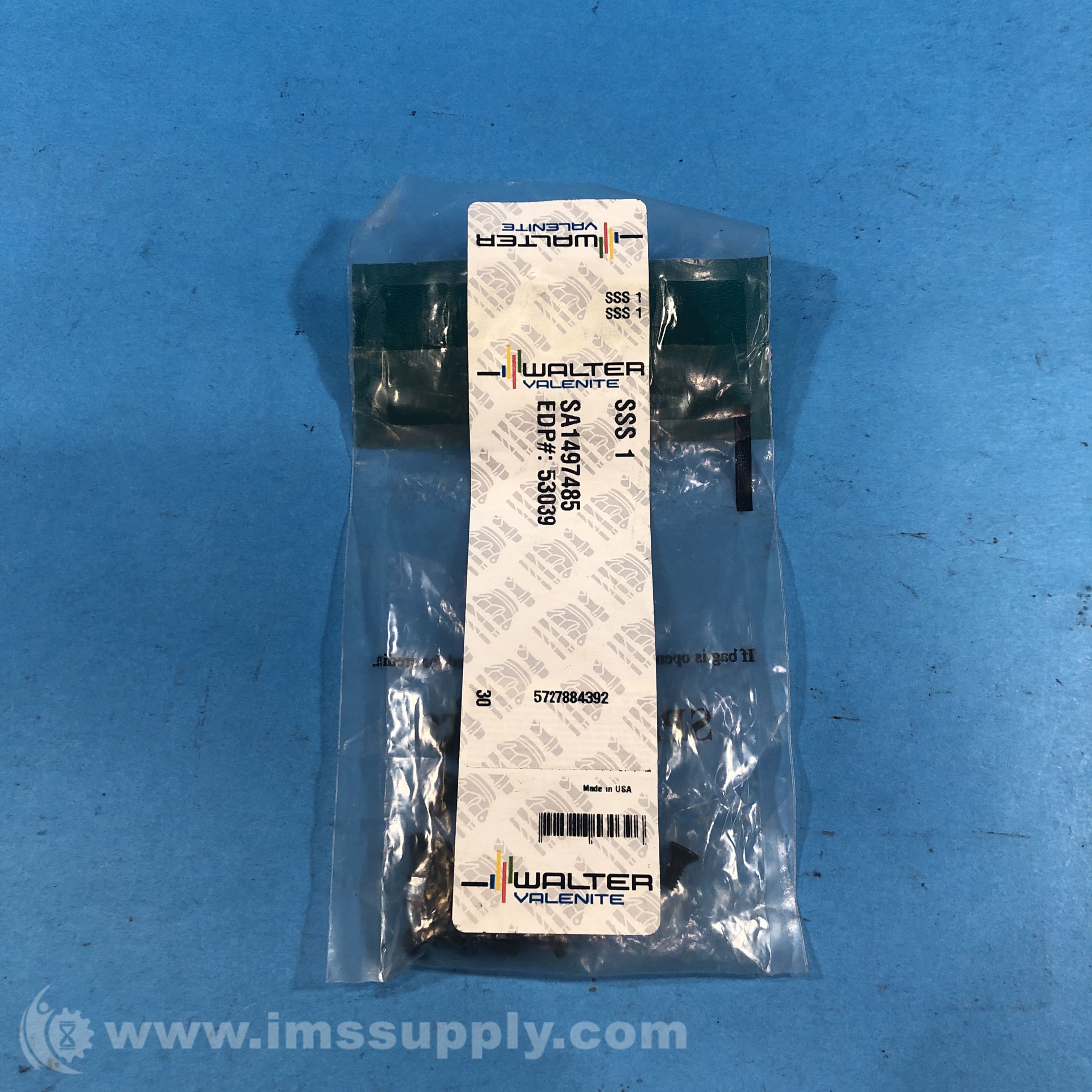 Walter-Valenite 53039 Insert Screw Pack - IMS Supply