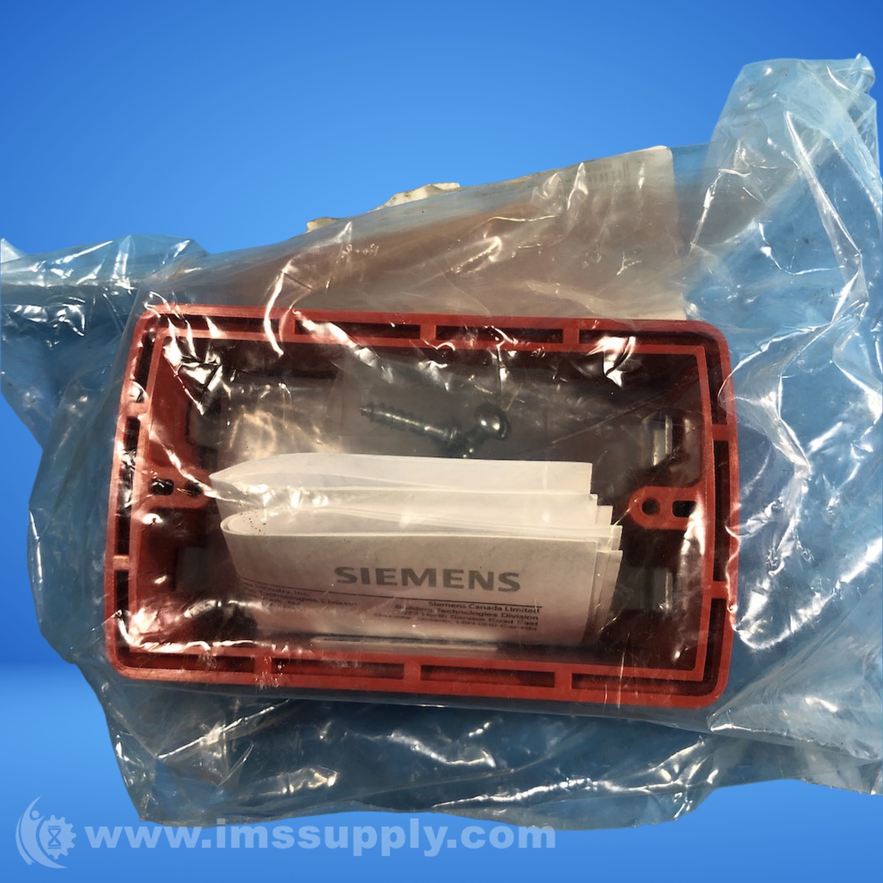 Siemens S54329-F21-A1 SLSBBR Backbox, Red - IMS Supply