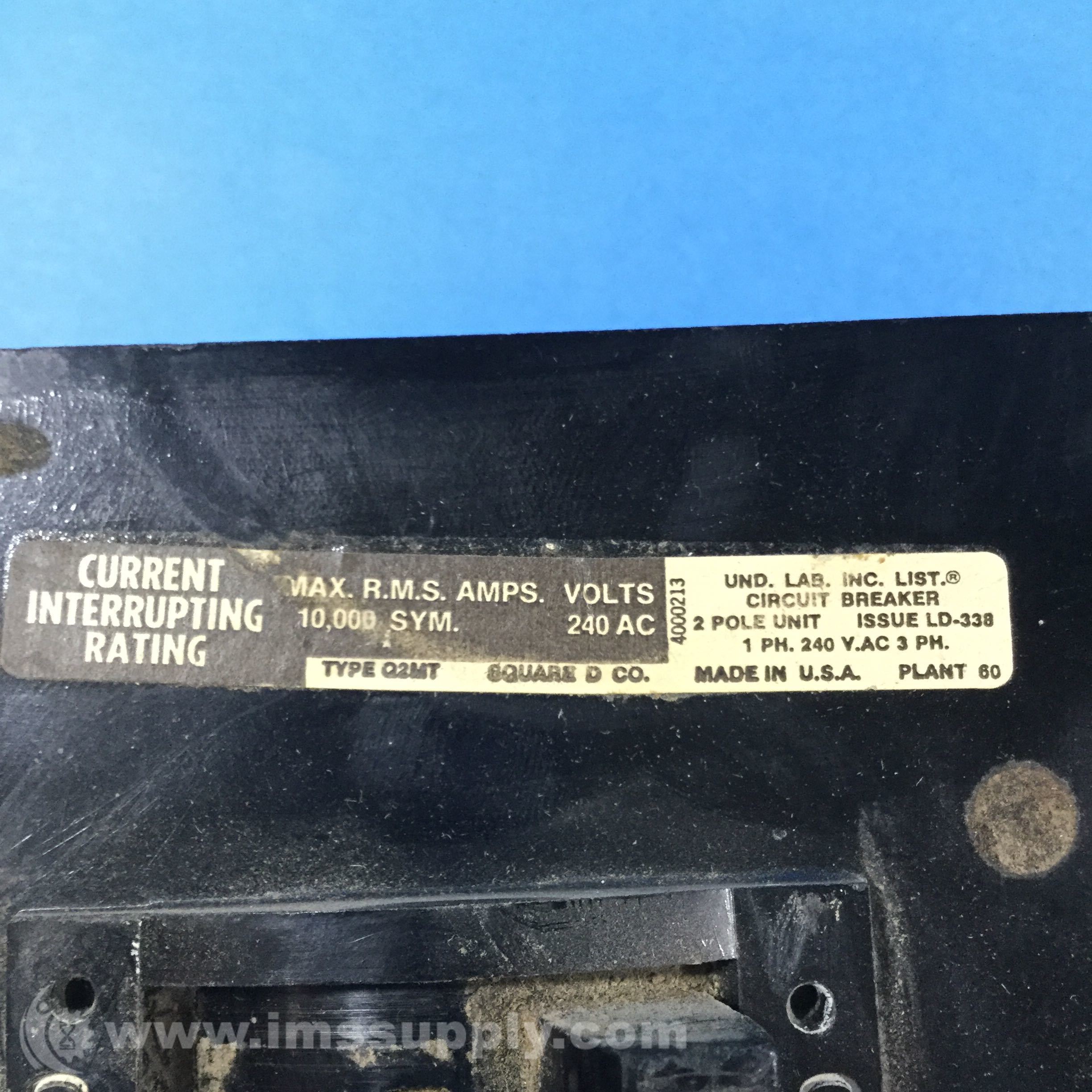 Square D Q2M-2200-MT Circuit Breaker - IMS Supply