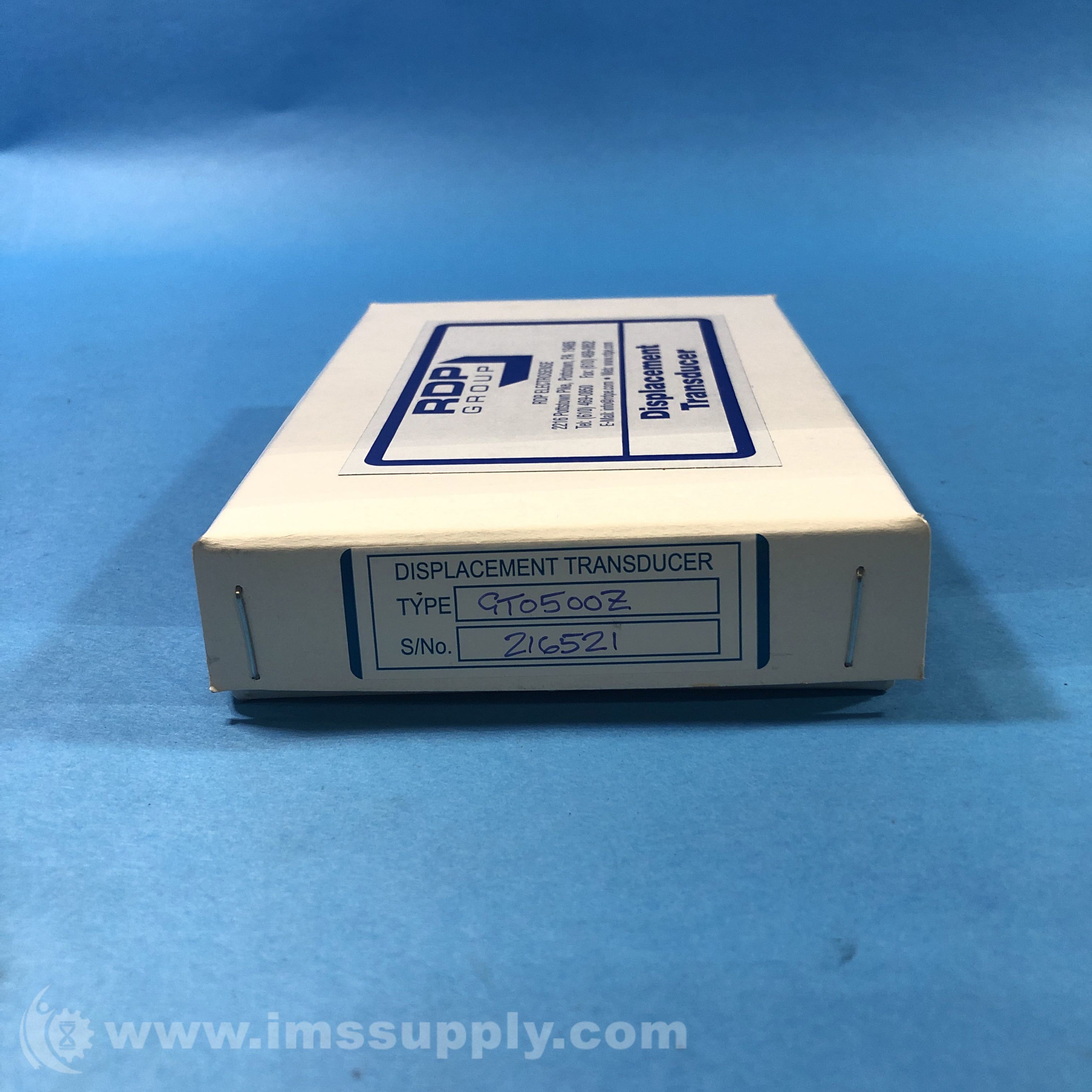 RDP Electronics GT0500Z Displacement Transducer - IMS Supply