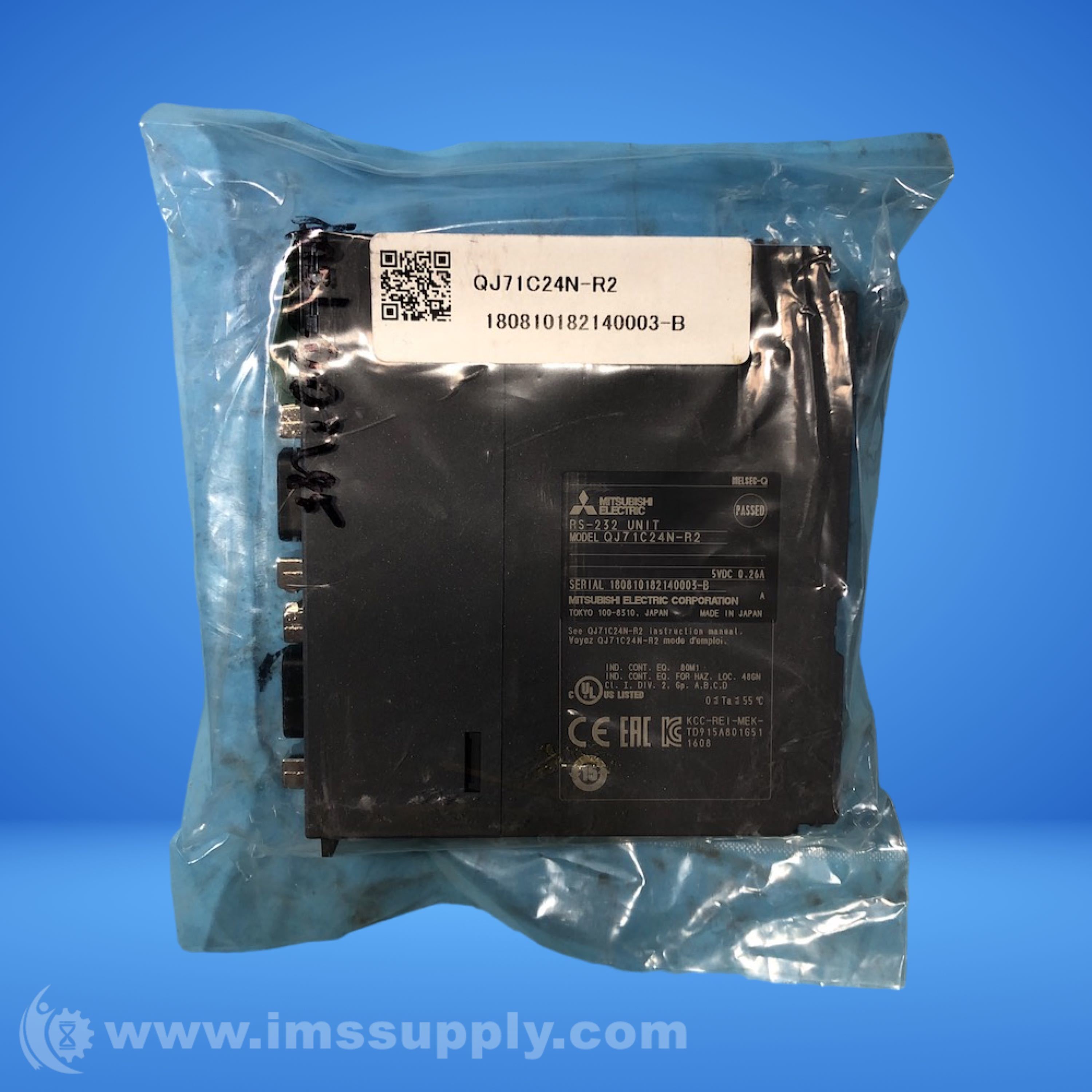 Mitsubishi Electric QJ71C24N-R2 Serial Communications Unit - IMS Supply