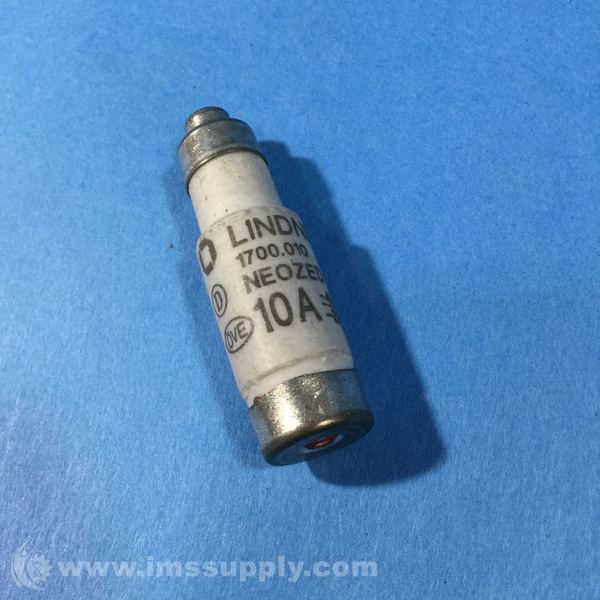 Lindner 1700.010 Fuse, 10 Amp, 400 Volt, Neozed - IMS Supply