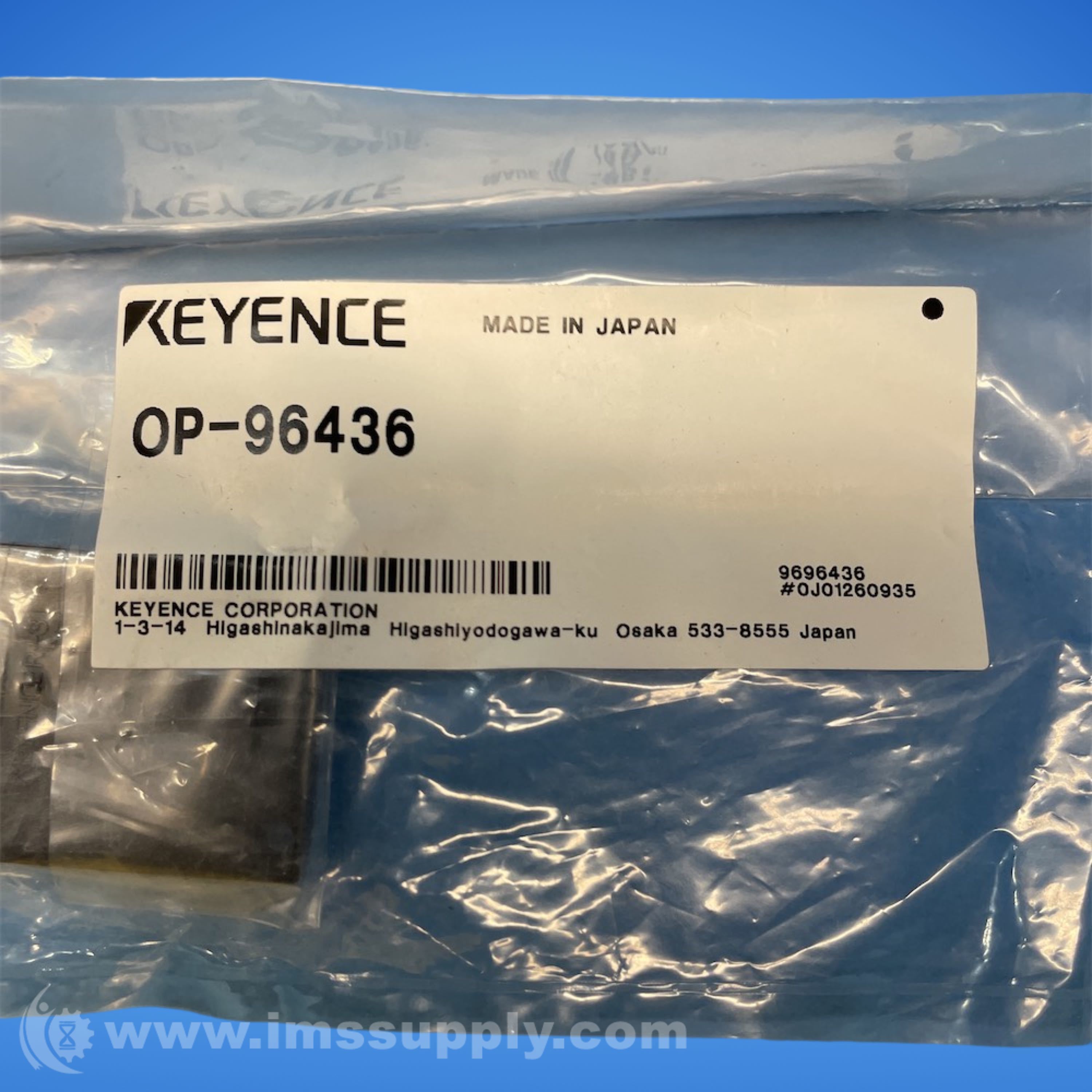 Keyence OP-96436 Self-Contained Photoelectric Sensor Reflector - IMS Supply