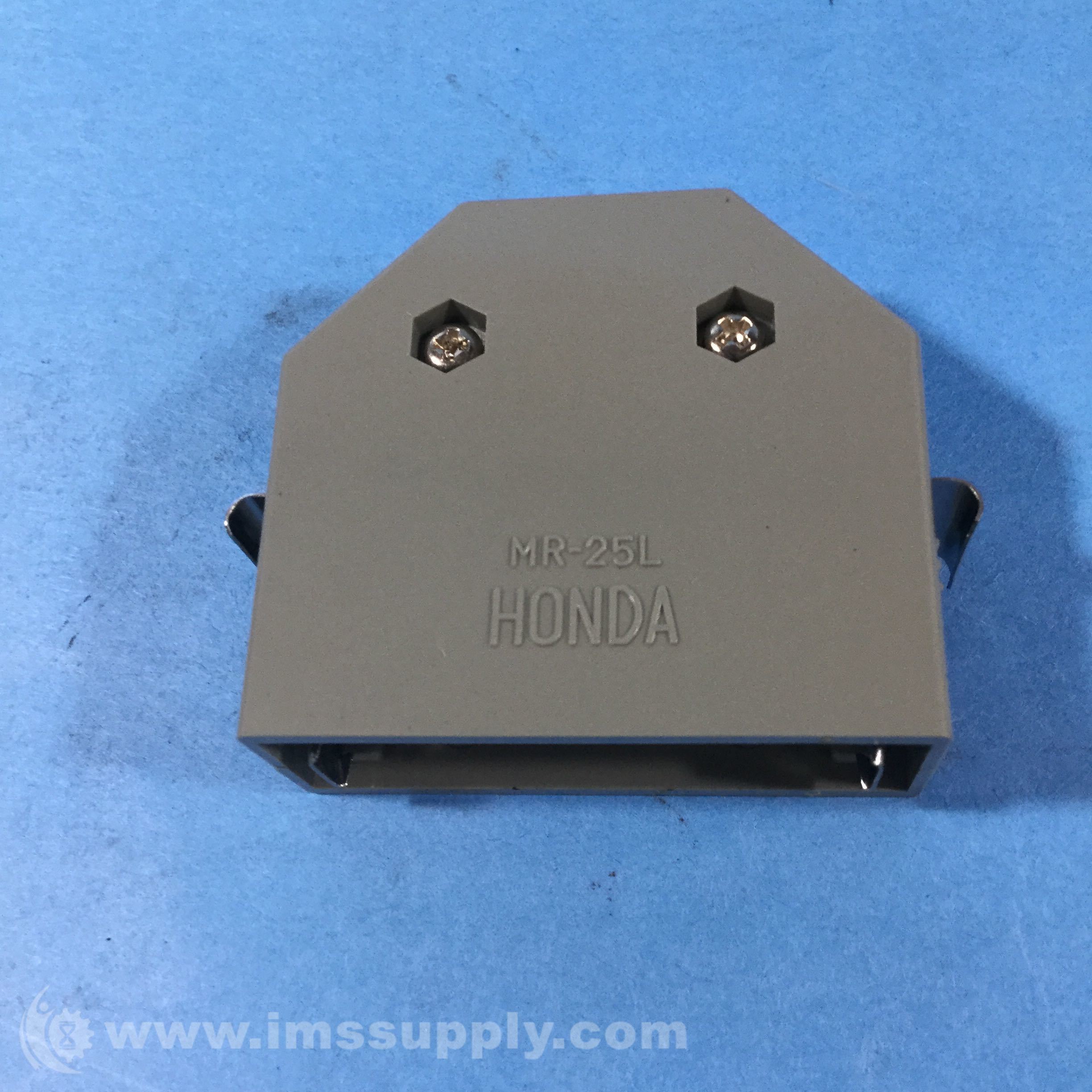 Honda MR-25L MR Connector, 25 Pin, Straight Hooded, Gray - IMS Supply
