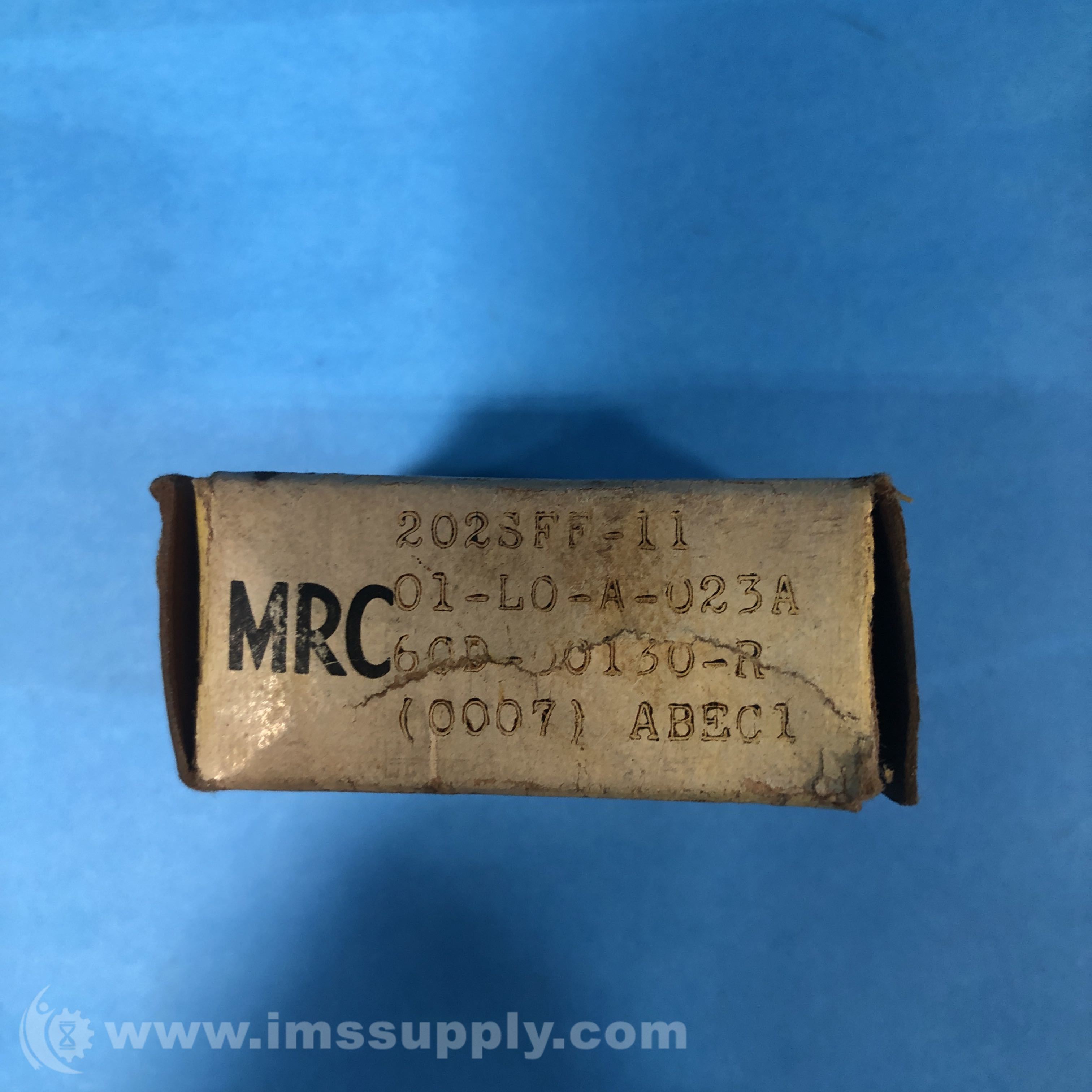Mrc Bearing 202SFF 11 Radial/Deep Groove Ball Bearing - IMS Supply