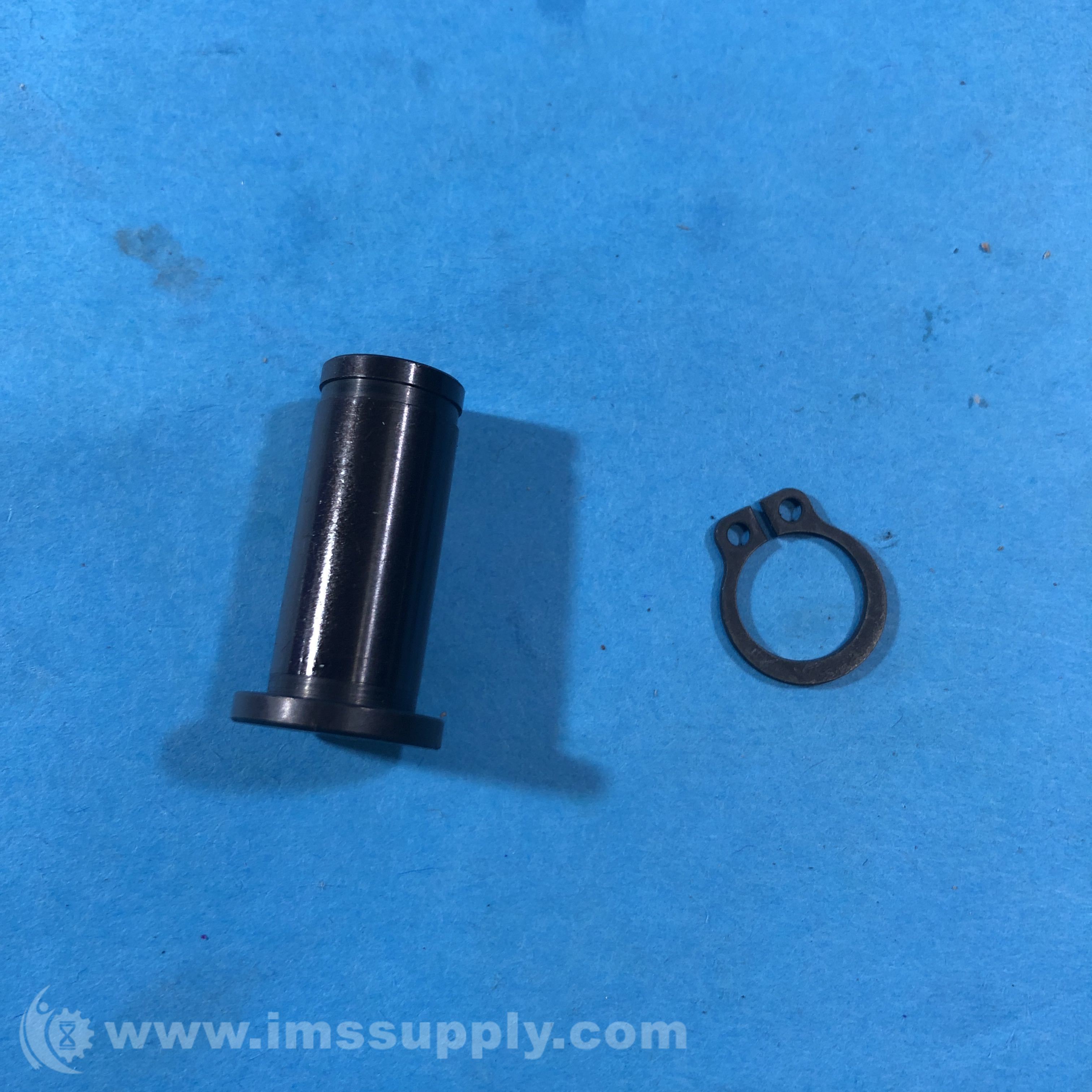 Misumi HCDG10-20 Precision Pivot Pin, Flanged, w/ Retaining Ring - IMS ...