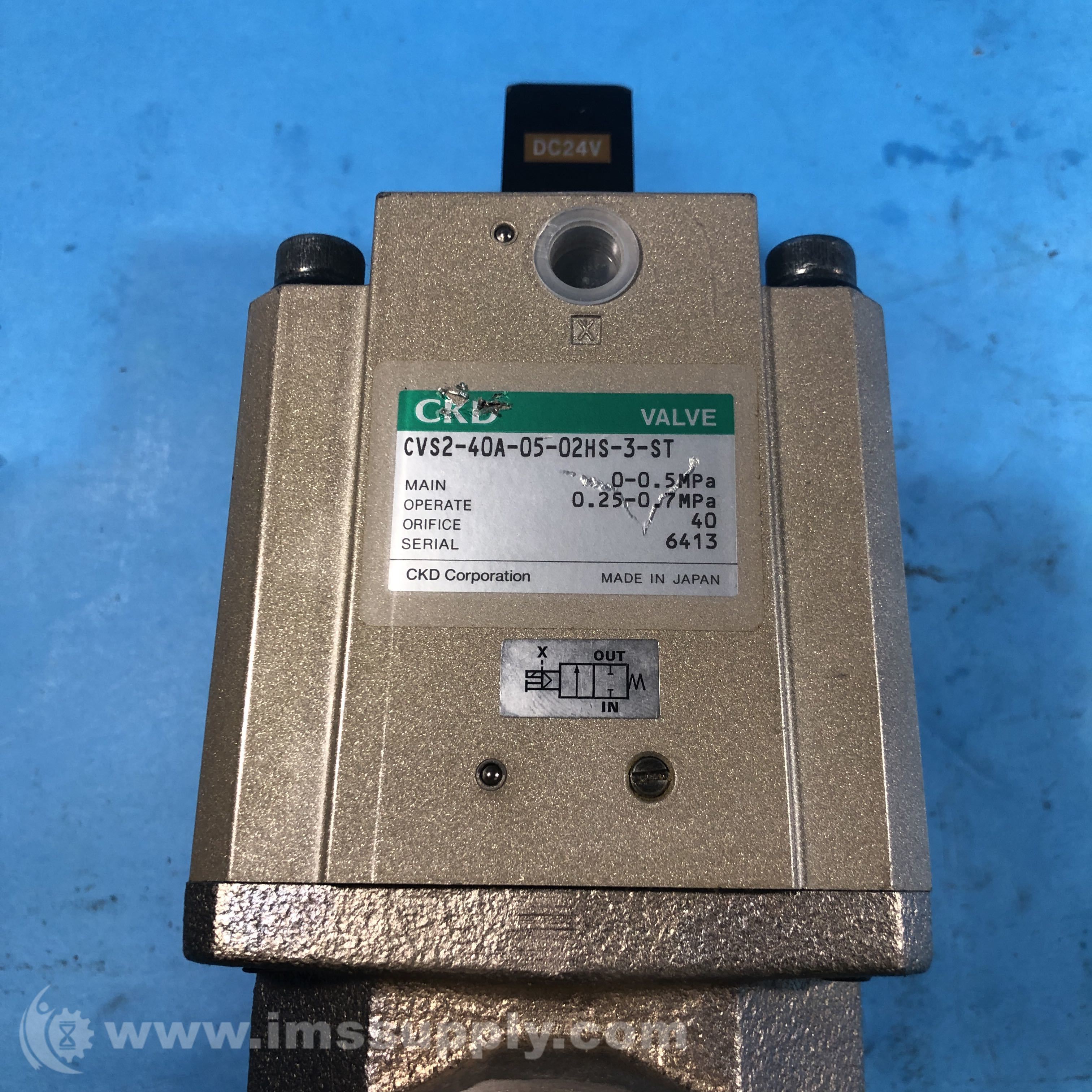 CKD CVS2-40A-05-02HS-3-ST Solenoid Valve - IMS Supply