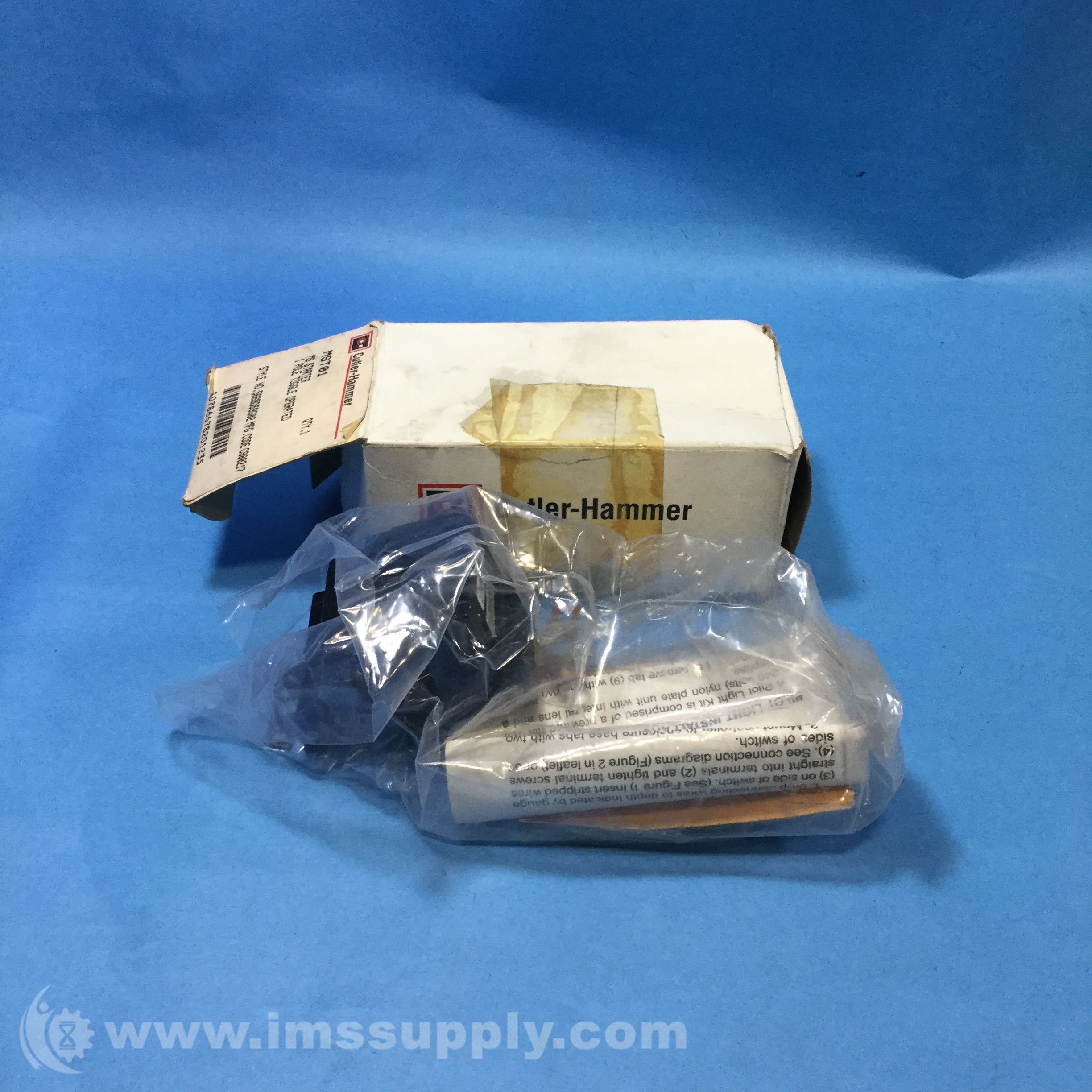 Cutler Hammer MST01 Manual Motor Starter, Toggle Switch, 1PH, 1P - IMS ...