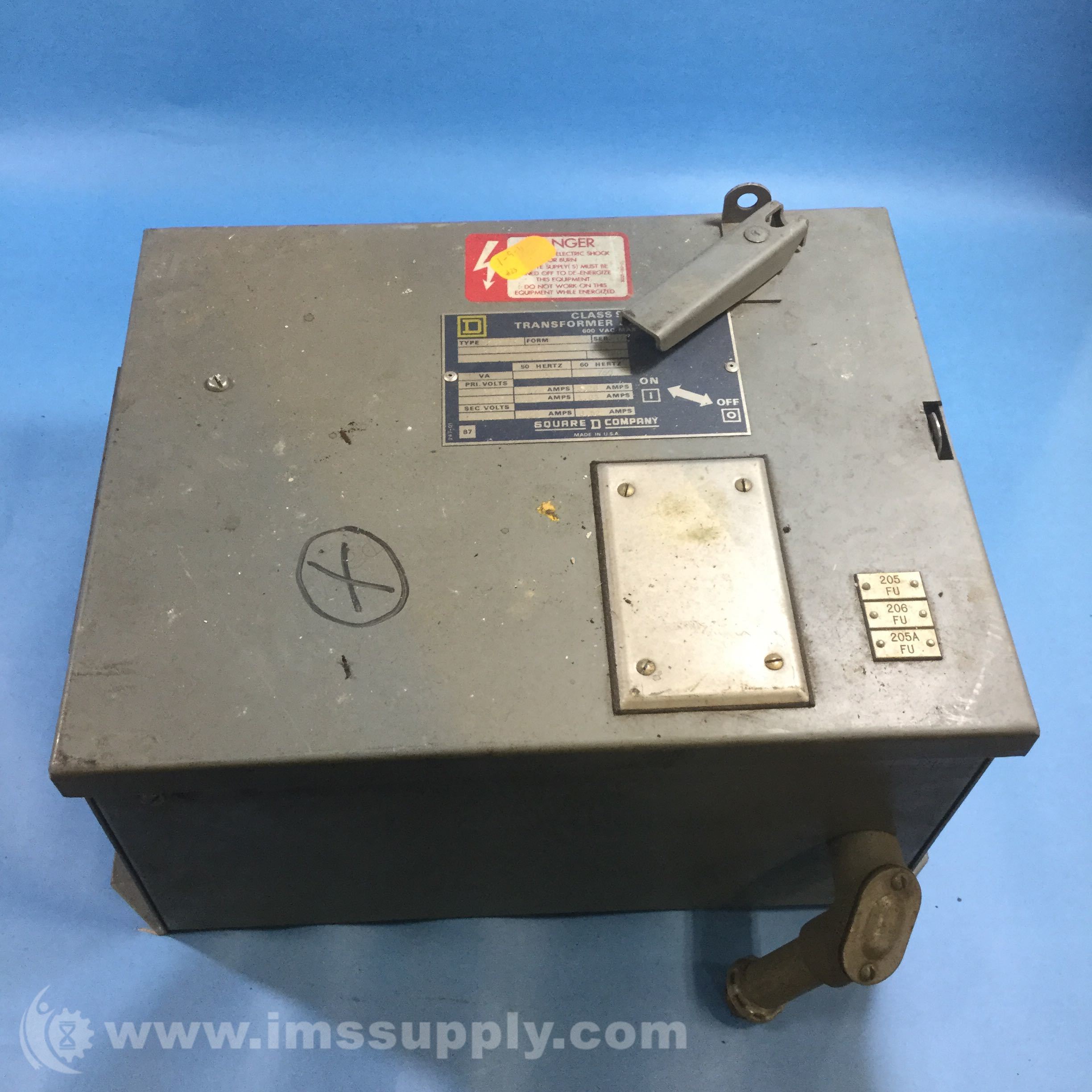 Square D 9070-SK5271 Transformer Disconnect 750VA 1PH PRI 230/460 - IMS ...