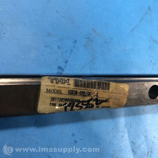 THK HSR30-600L(GK)RAIL Guide Rail - IMS Supply