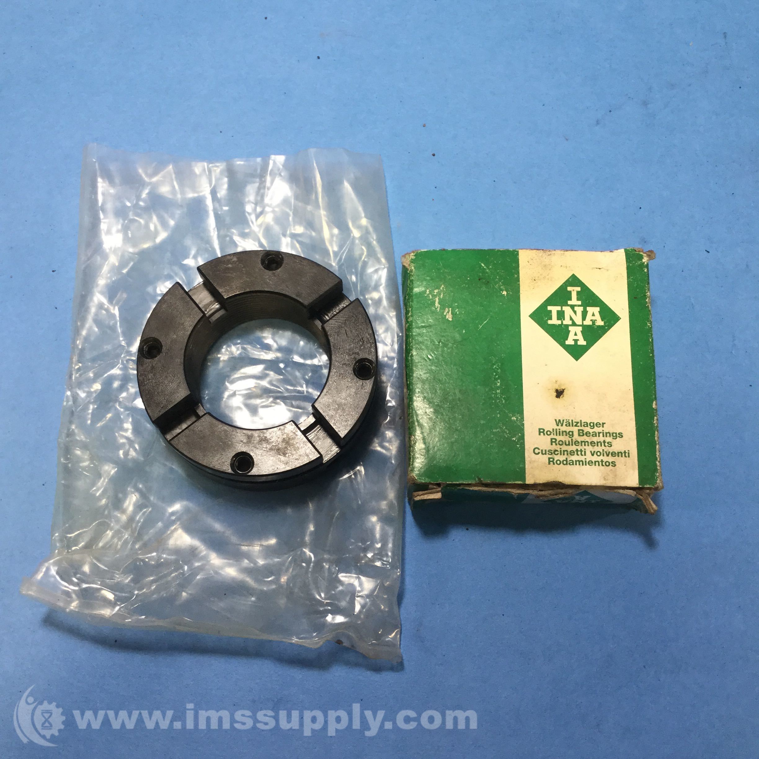 Ina AM40 Rolling Bearing, Metal Locknut - IMS Supply