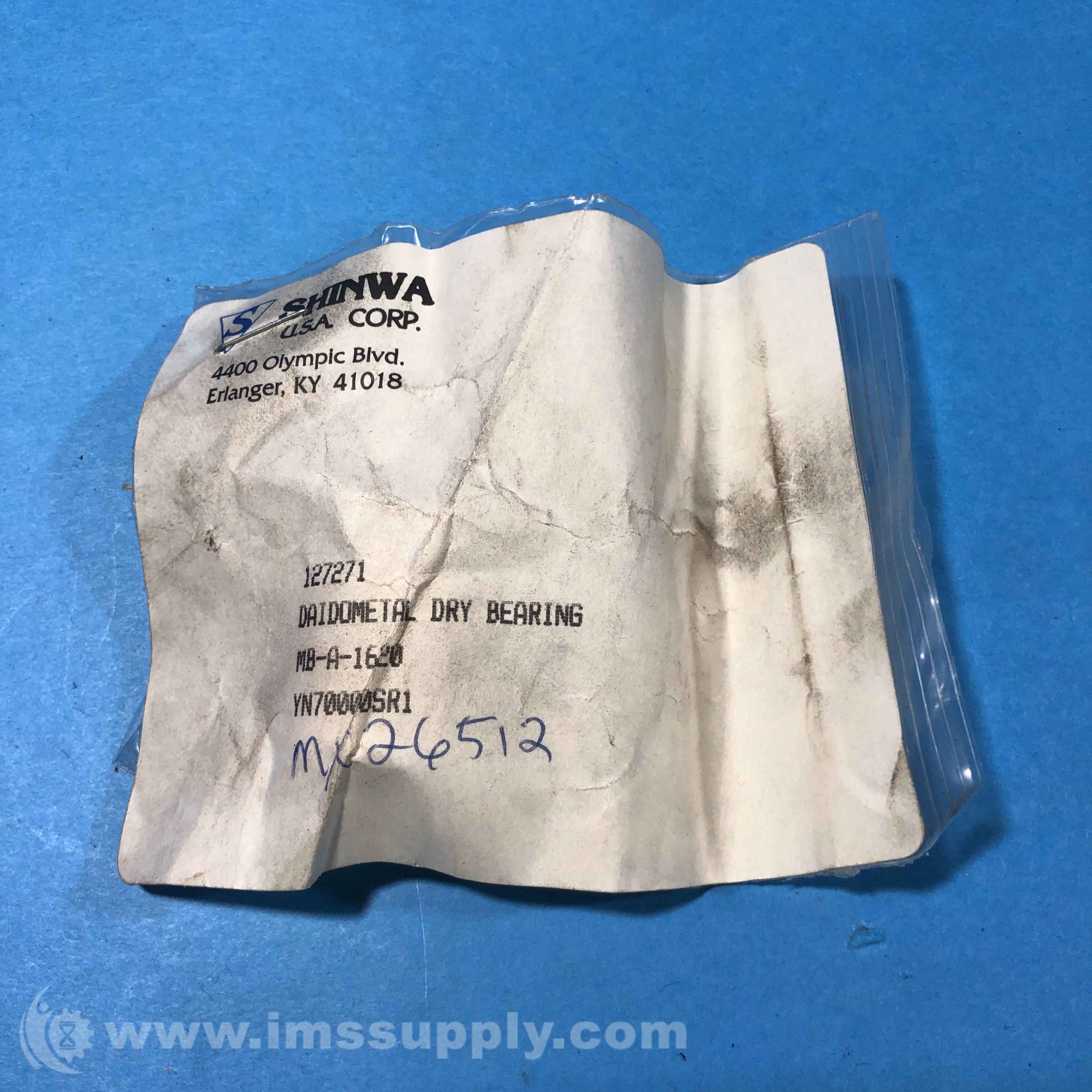 Shinwa MB-A-1620 Metal Dry Bearing - IMS Supply