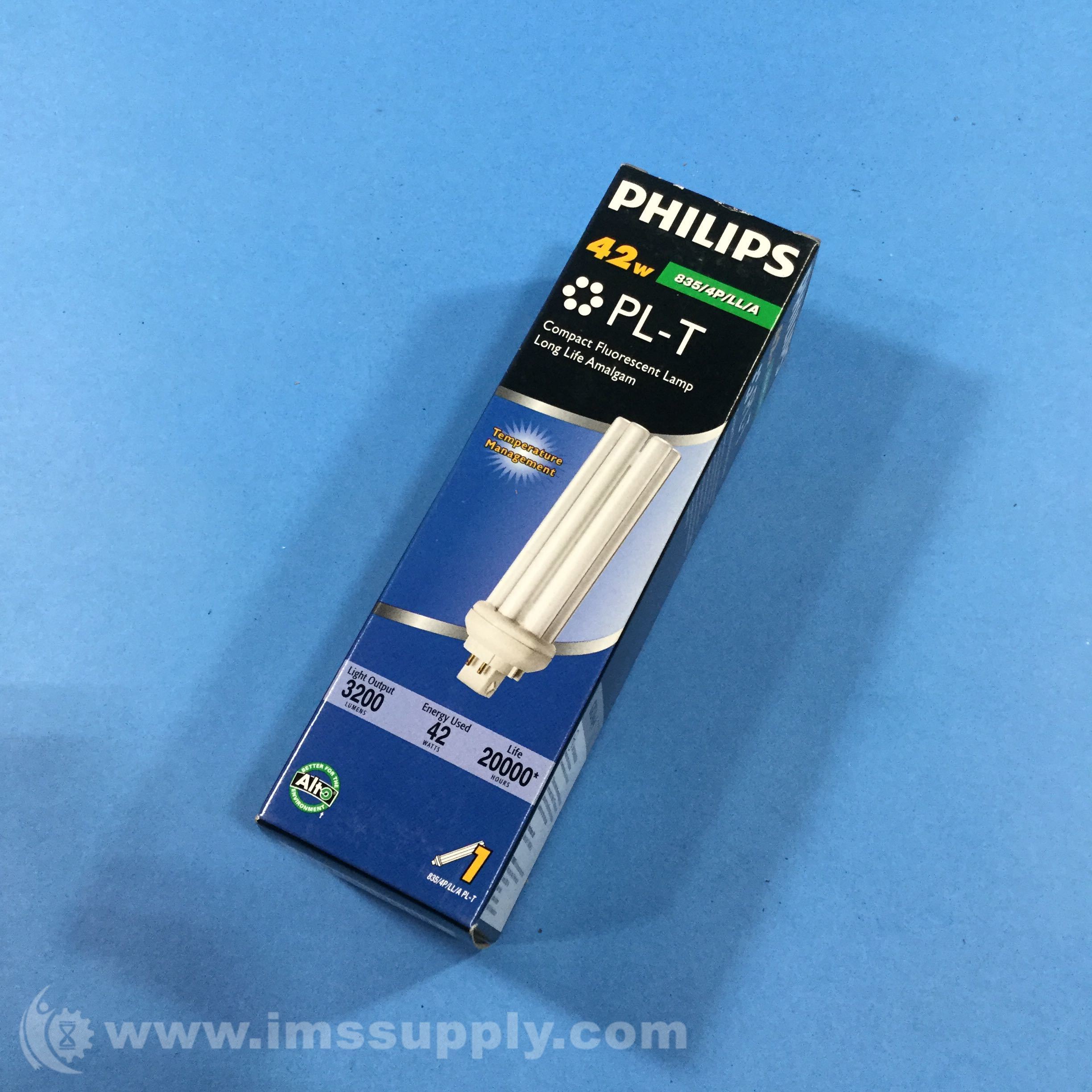 Philips 835/4P/LL/A PL-T Compact Fluorescent Lamp, 42 Watt - IMS Supply