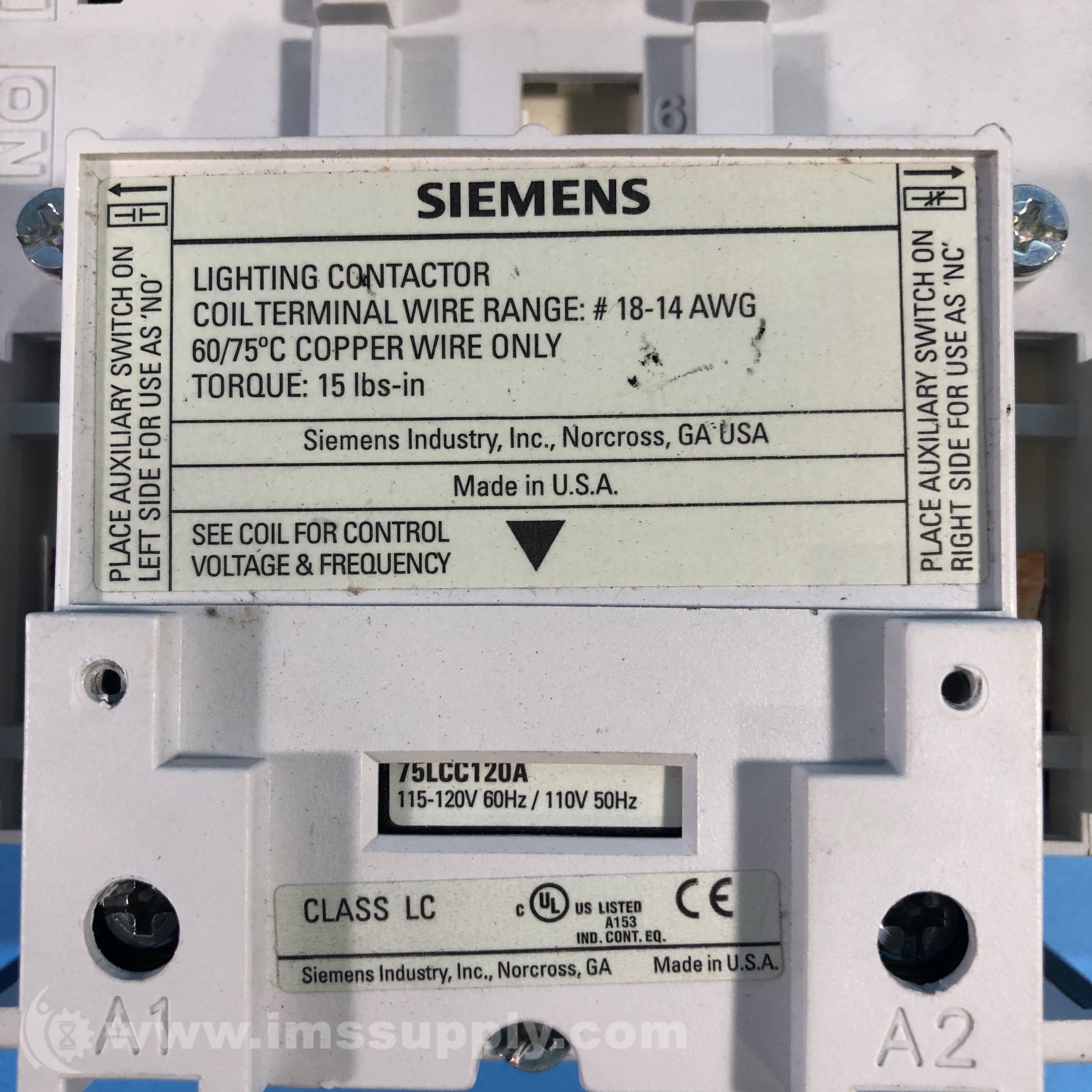 Siemens Lighting Contactor Clm | Shelly Lighting