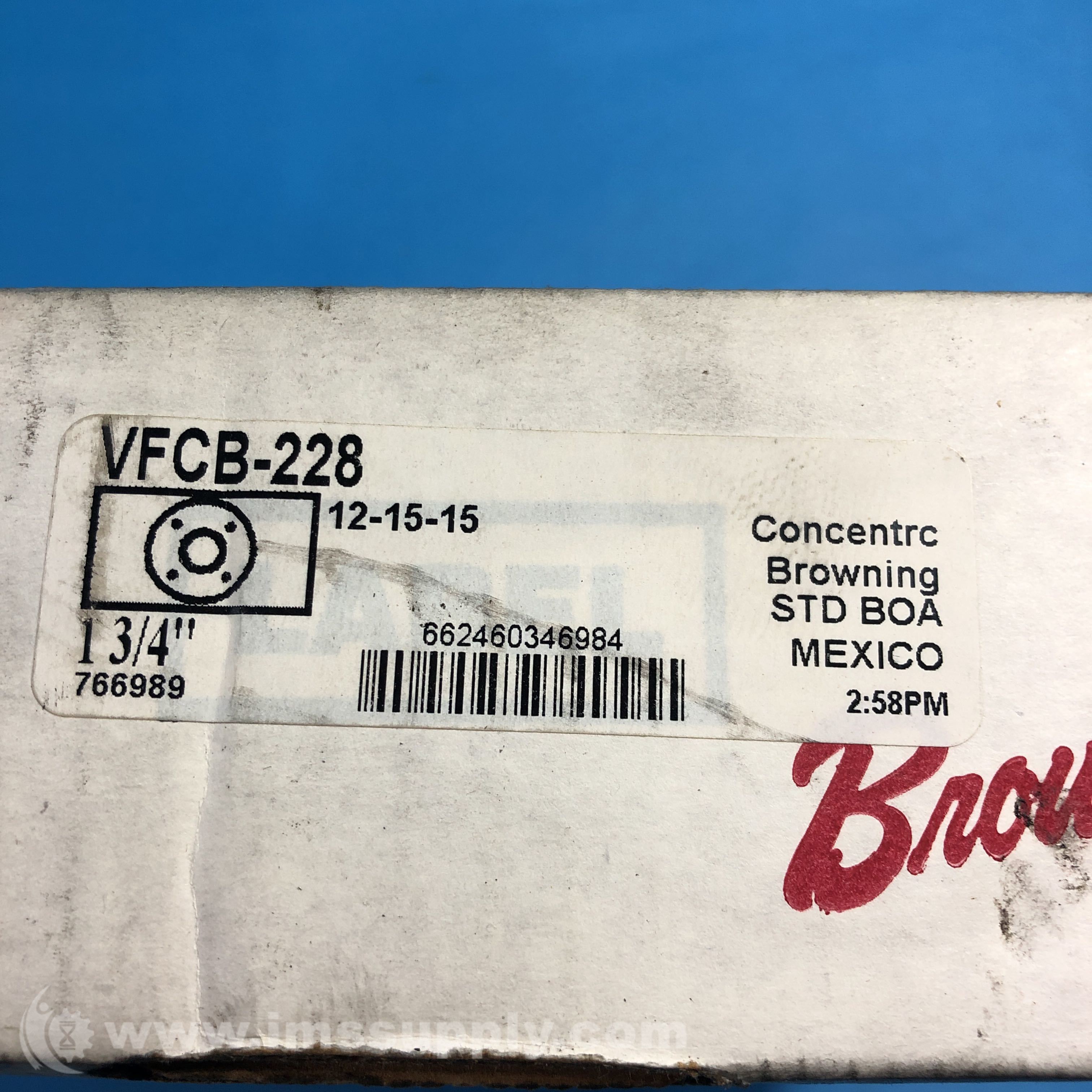 Browning VFCB-228 Flange-Mount Ball Bearing Unit - IMS Supply