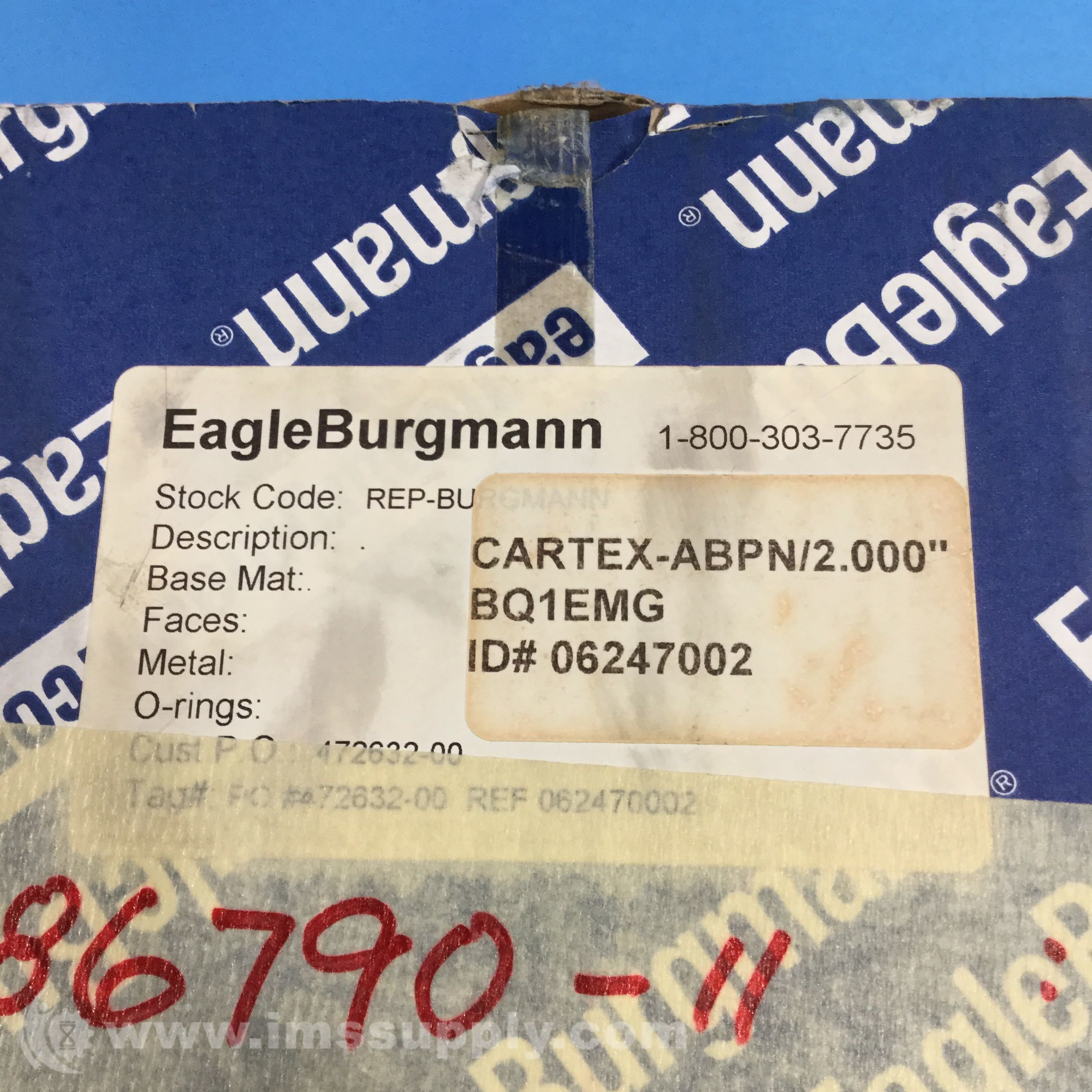EagleBurgmann CARTEX-ABPN/2.000 Mechanical Seal - IMS Supply