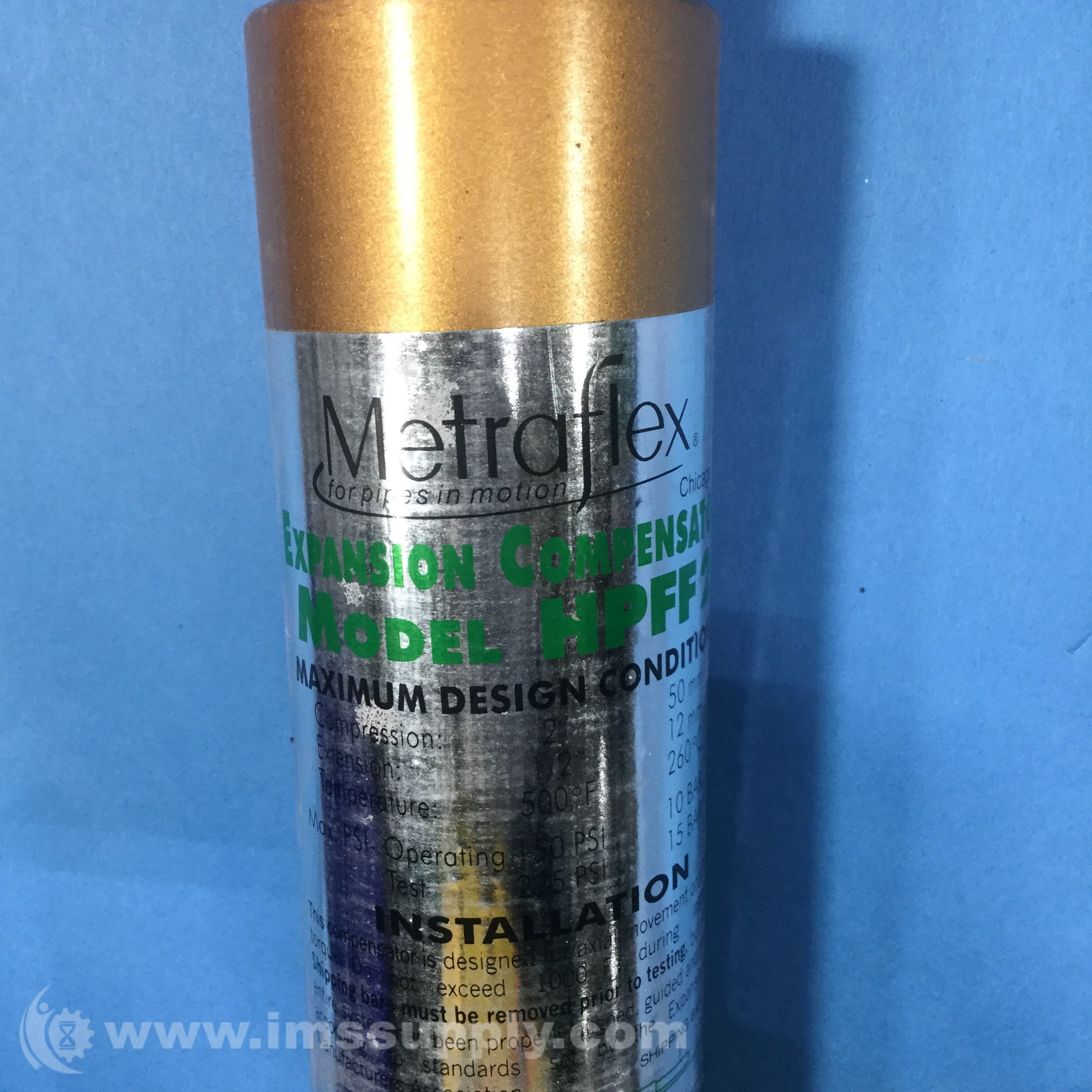 Metraflex HPFF20075 High Pressure Compensator - IMS Supply