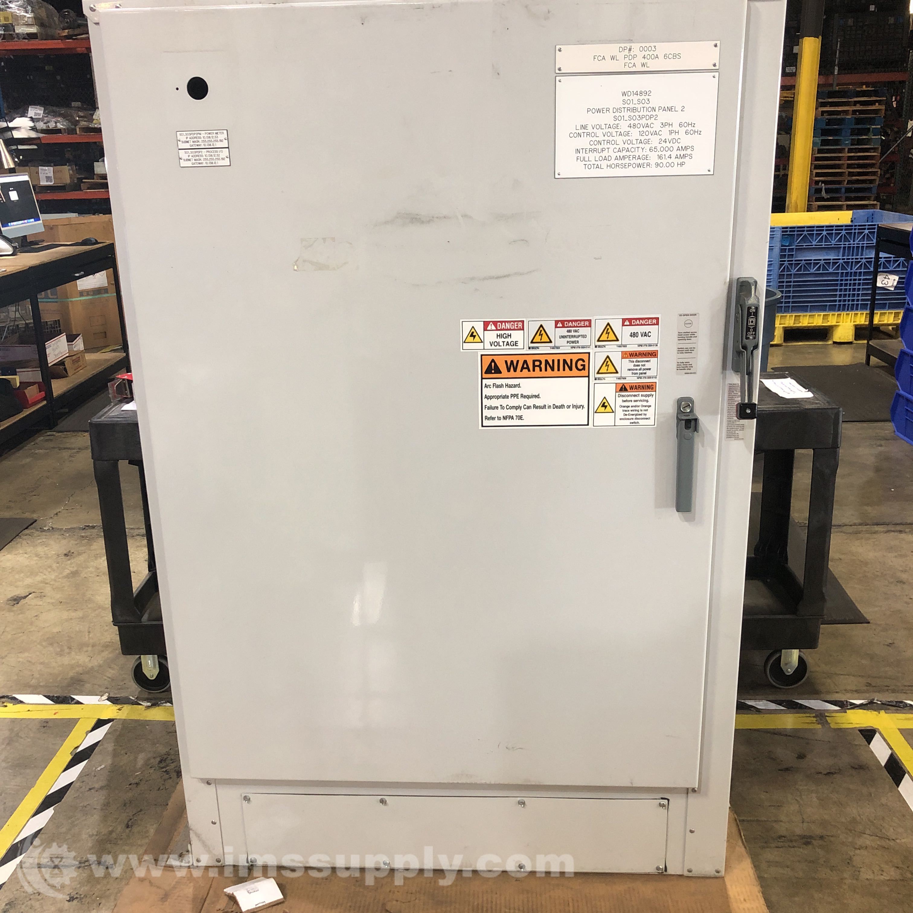 Indicon DPW4000AA006006 Power Distribution Panel - IMS Supply