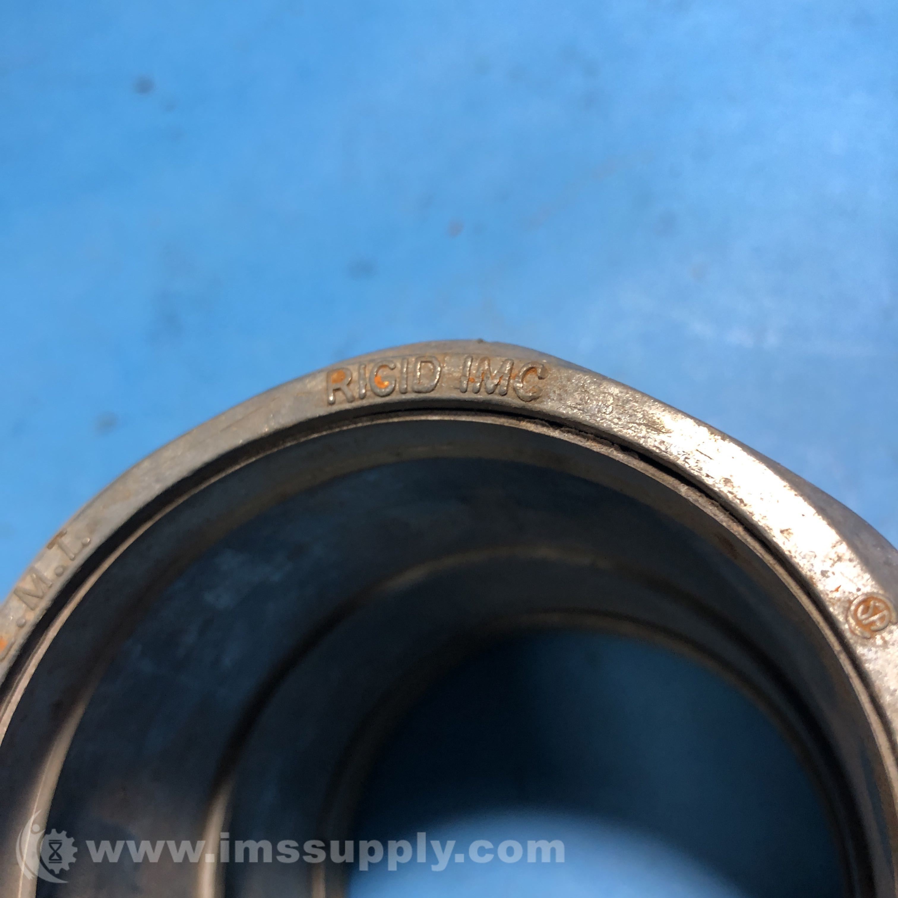 Halex Steel Rigid 2-1/2 inch Straight Hex Compression Coupling - IMS Supply