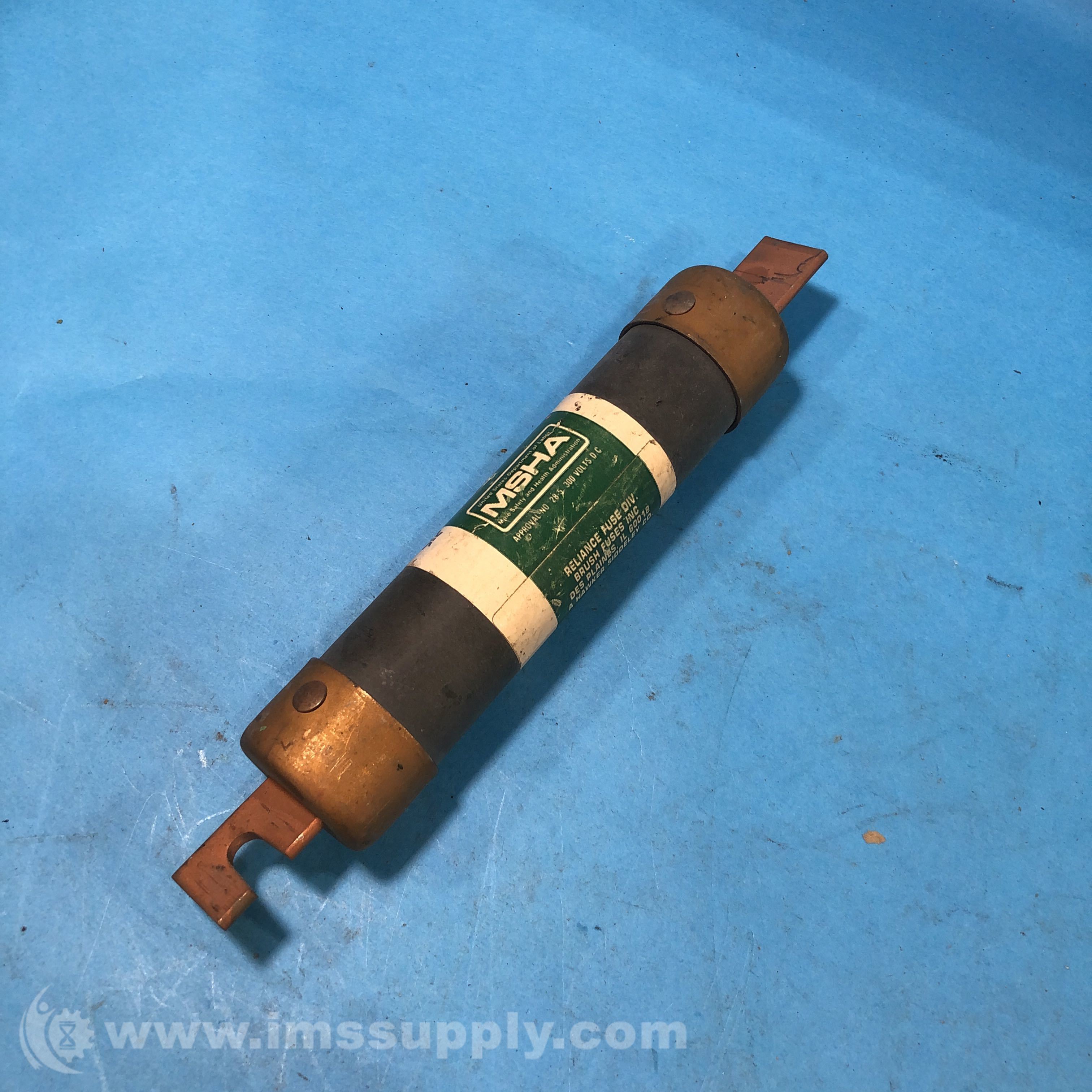 Brush Fuses ECSR100 Time Delay Fuse, 100 Amp, 600 Volt - IMS Supply