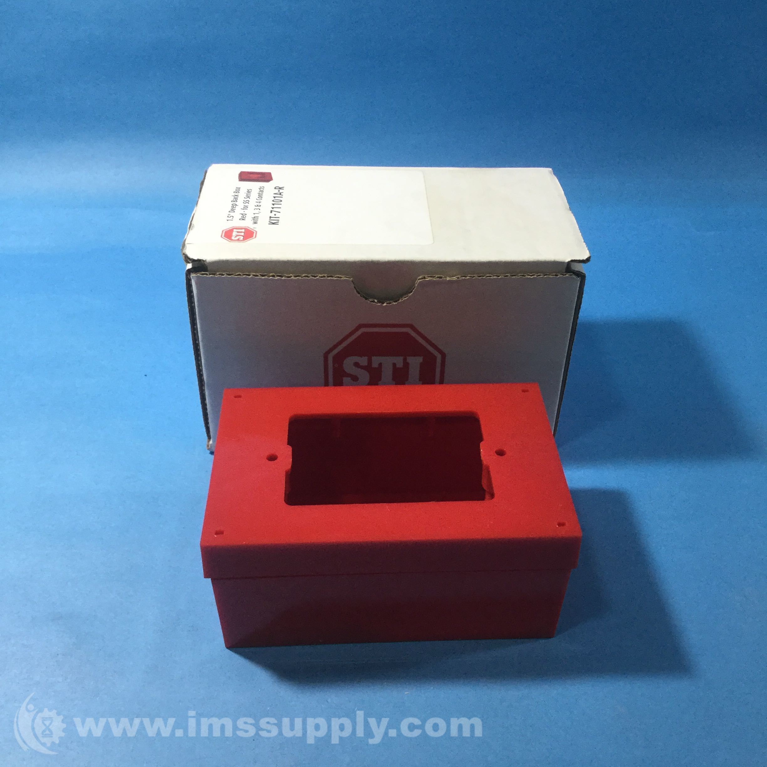 Sti KIT-71101A-R Back Box and Spacer Kit - Red - IMS Supply