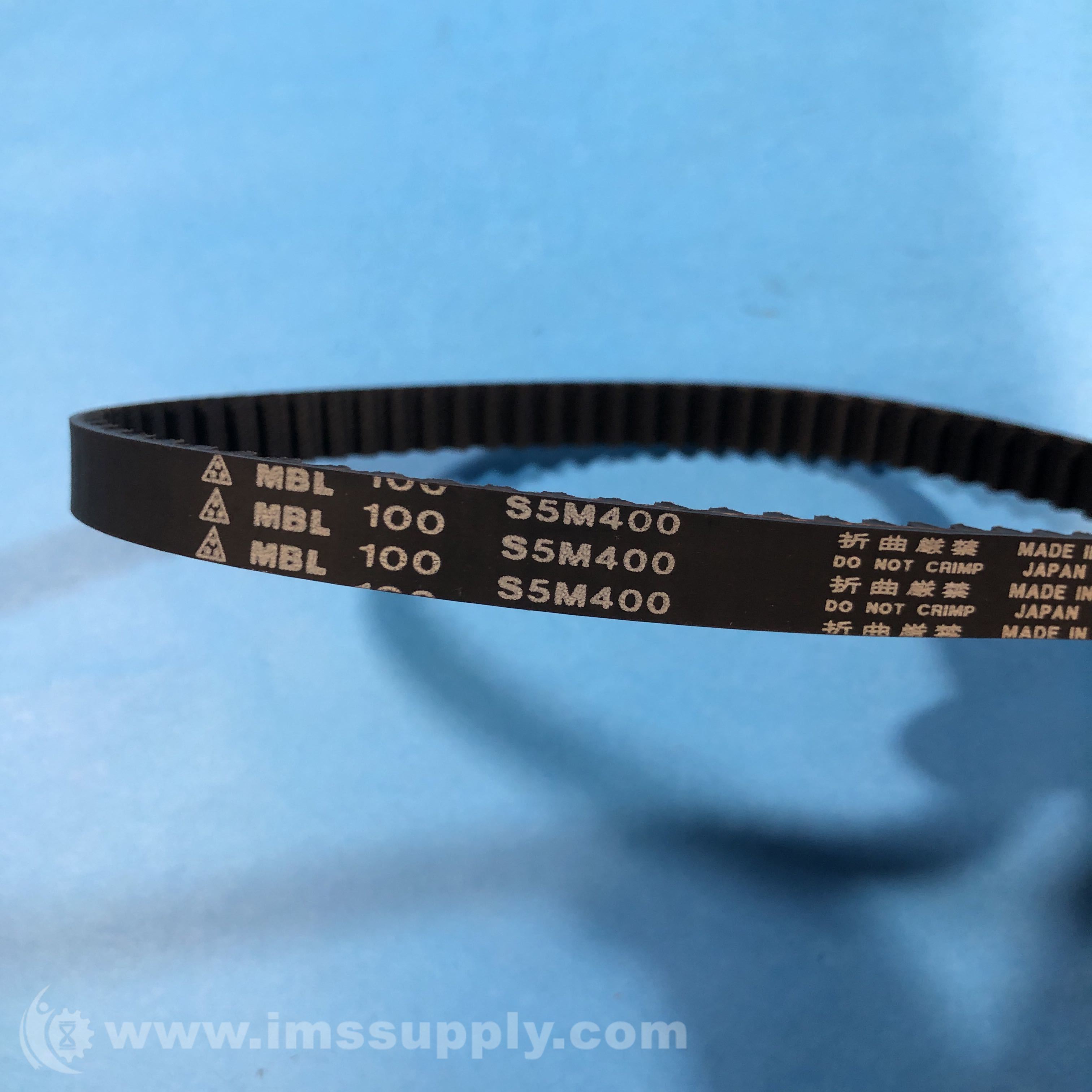 MBL 100 S5M400 Replacement Timing Belt, 400mm Pitch Length - IMS Supply