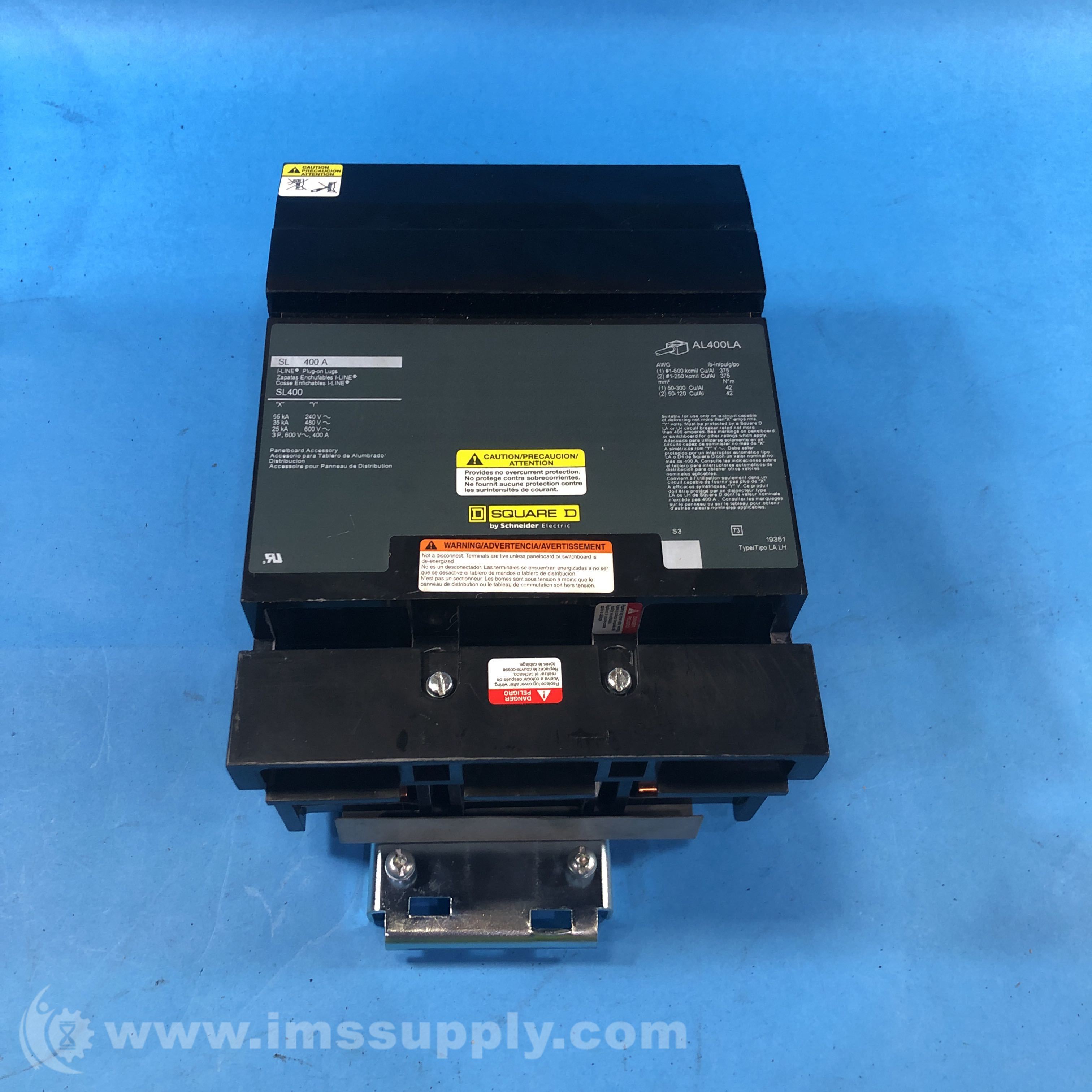 Square D SL400 I-Line Sub-Feed Lug Kit - IMS Supply