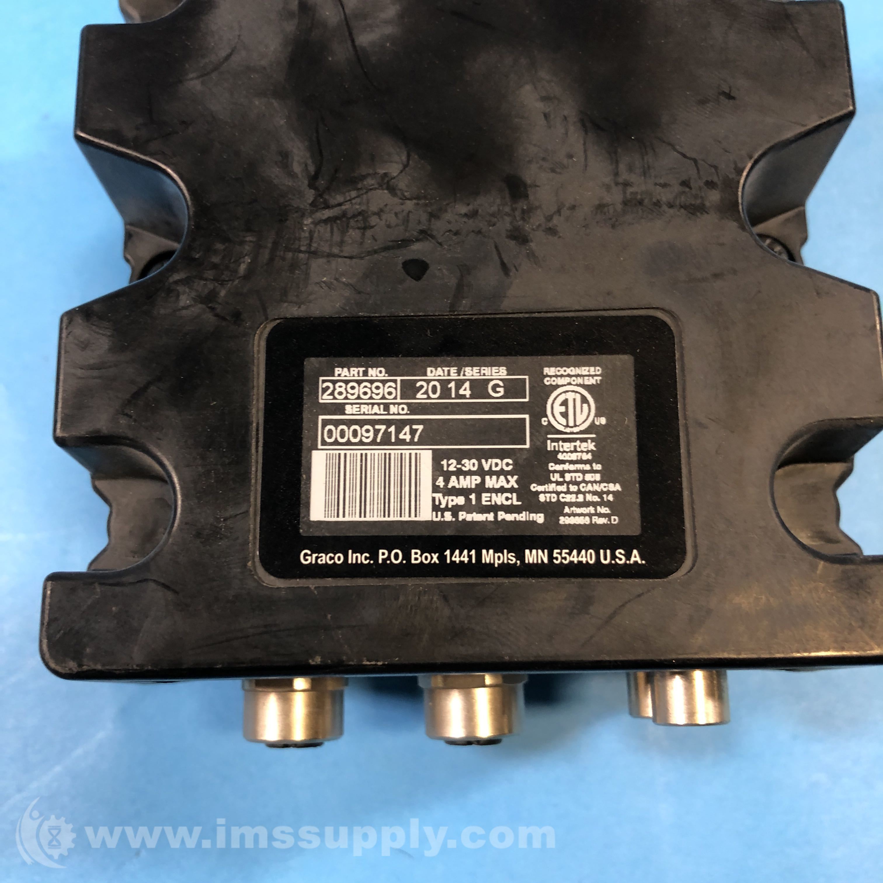 Graco 289696 Fluid Control Module - IMS Supply