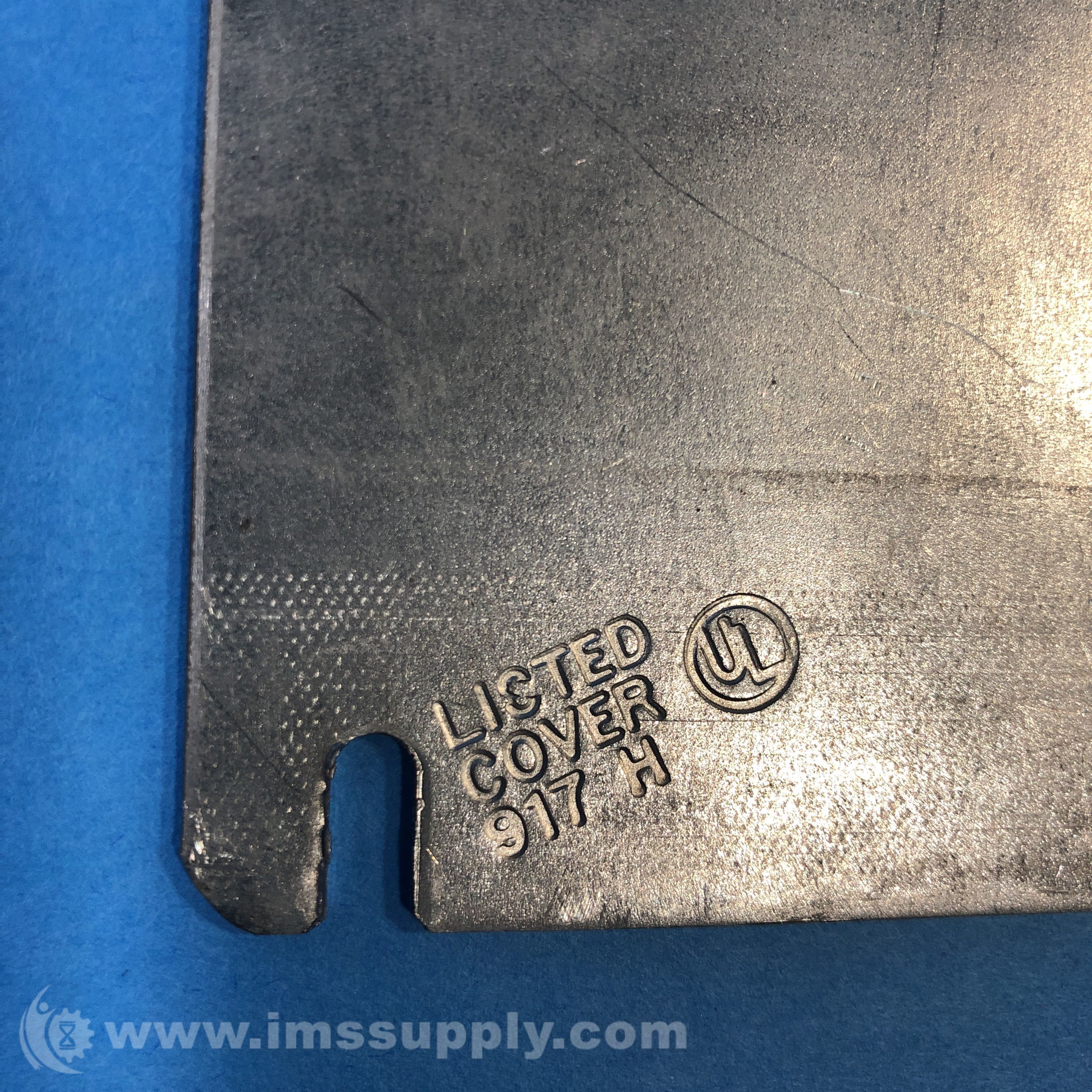 Appleton 917H Electrical Box Cover, Stainless Steel - IMS Supply