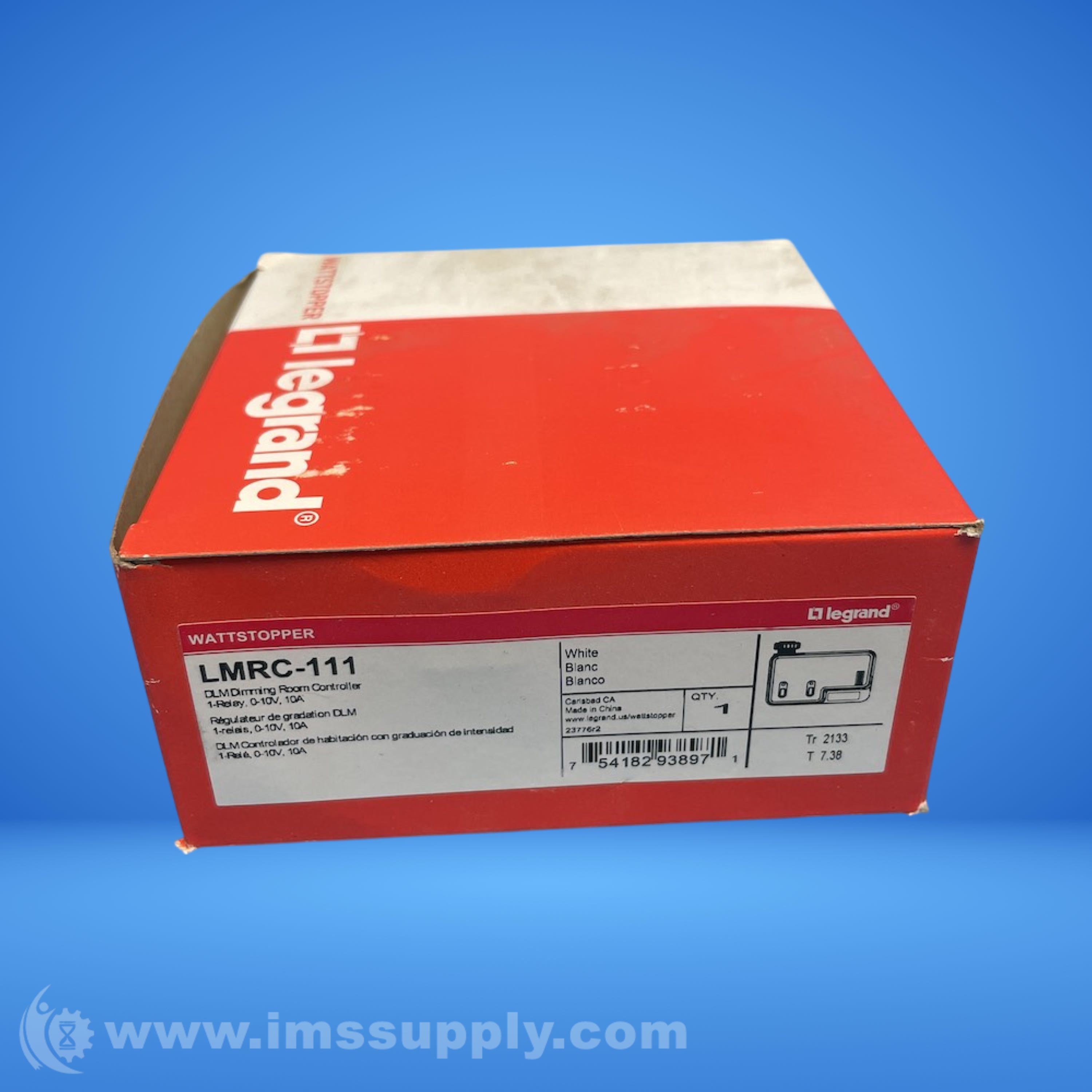 Wattstopper LMRC-111 Single Relay Room Controller - IMS Supply