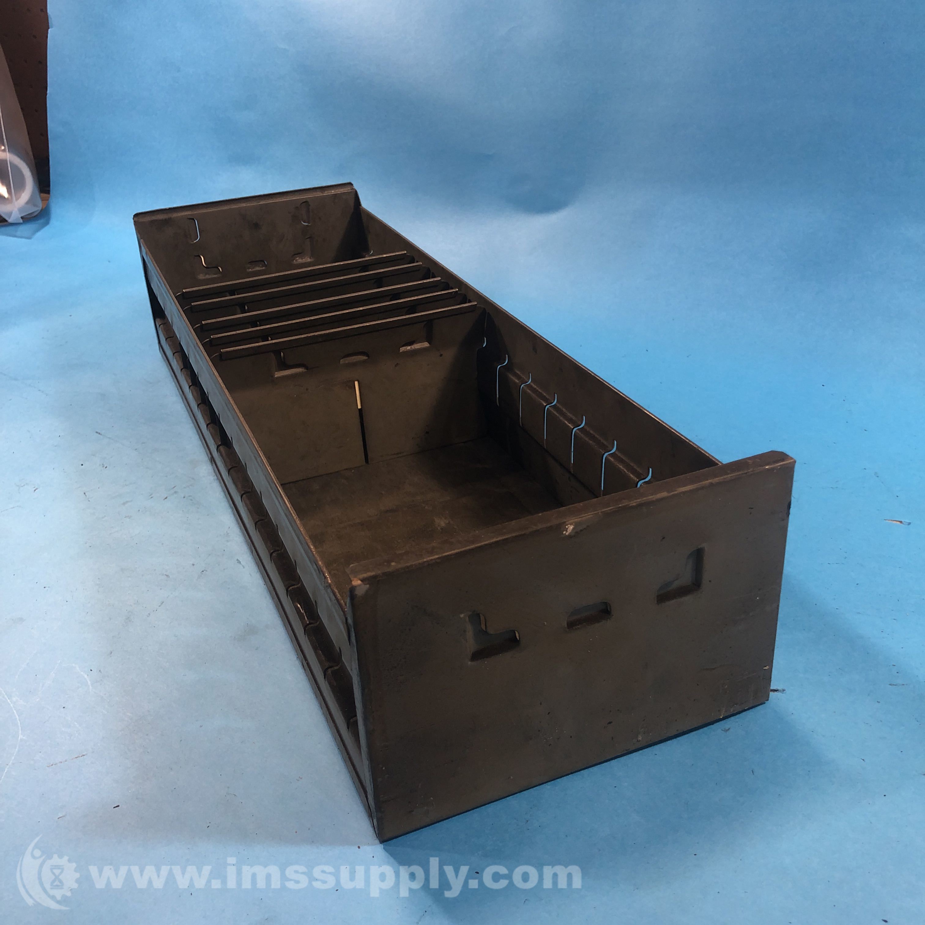 Equipto Black Metal Slide Drawer 18 x 3 x 3 - IMS Supply