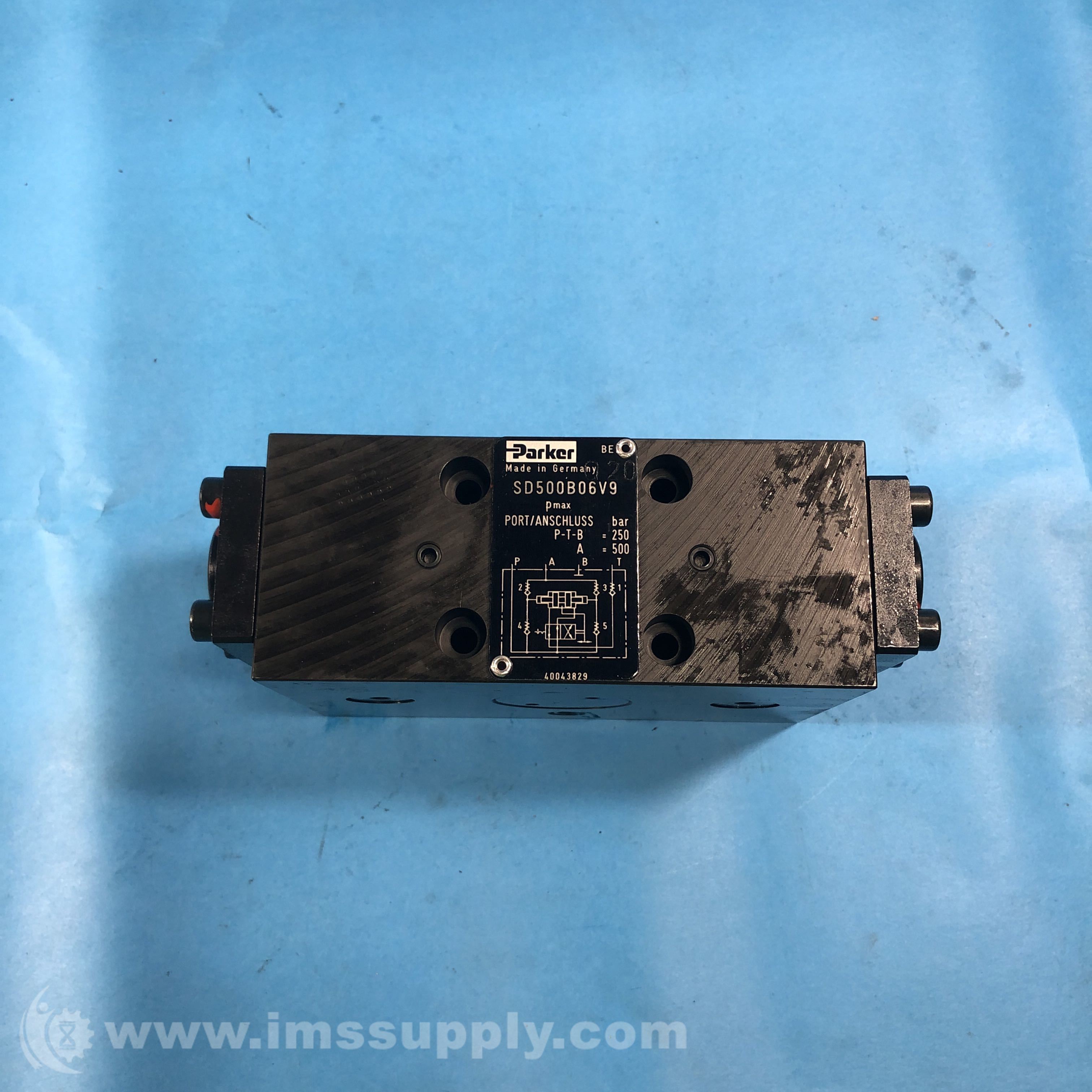 Parker SD500B06V9 Hydraulic Valve - IMS Supply