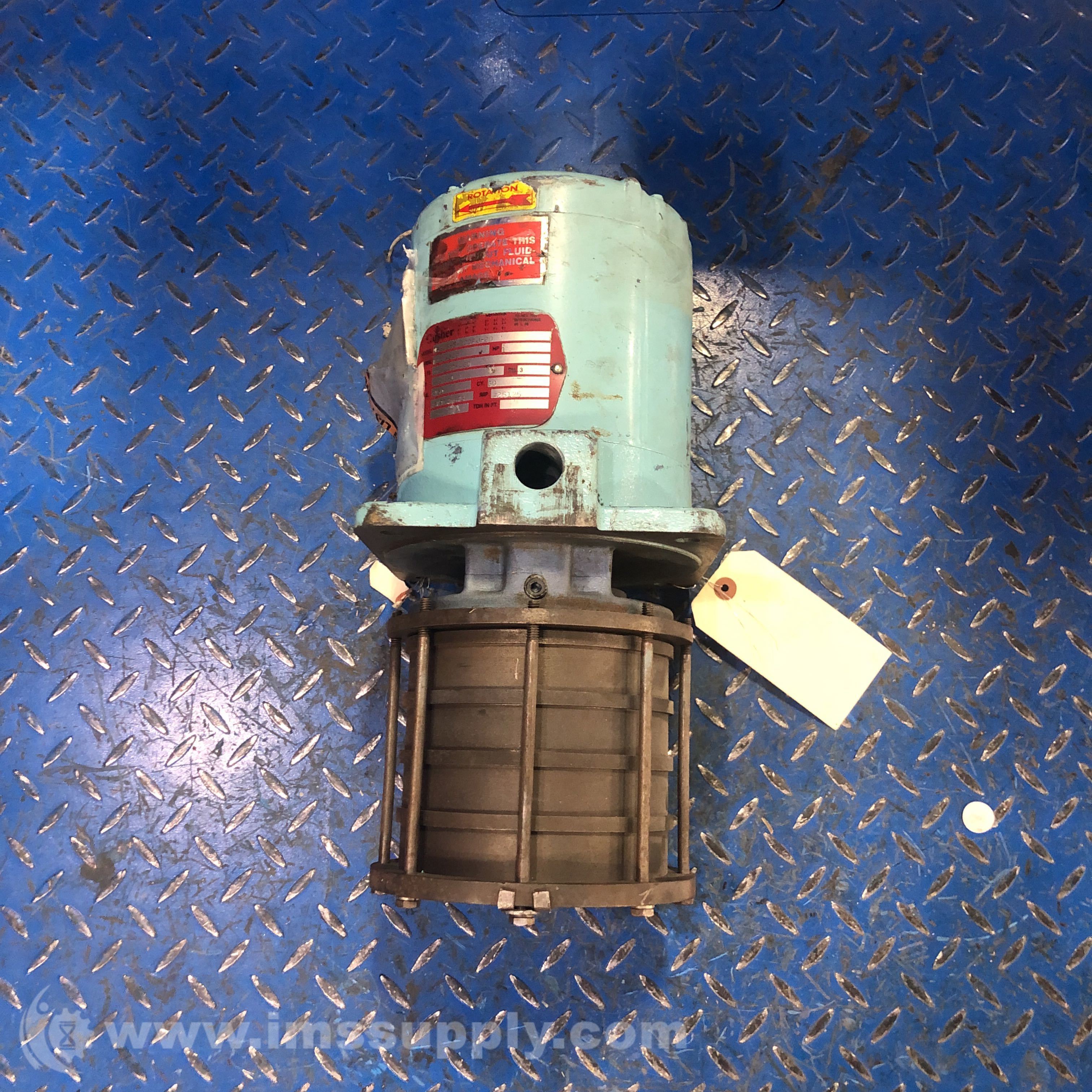 Gusher MS3.5-3-100FJ-2D Vertical Immersion Coolant Pump - IMS Supply