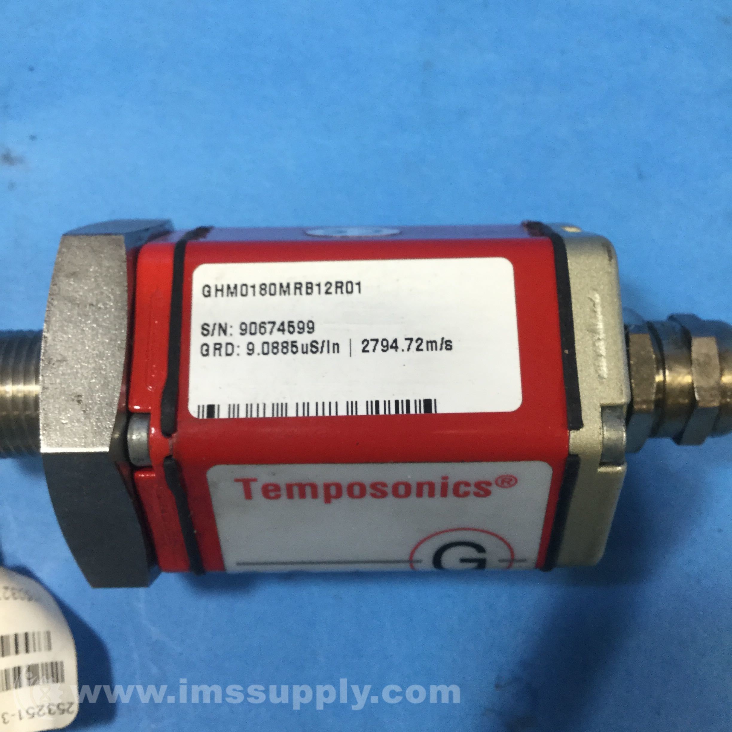 Temposonics Inc GHM0180MRB12R01 G-Series, Model GH Rod-Style - IMS Supply