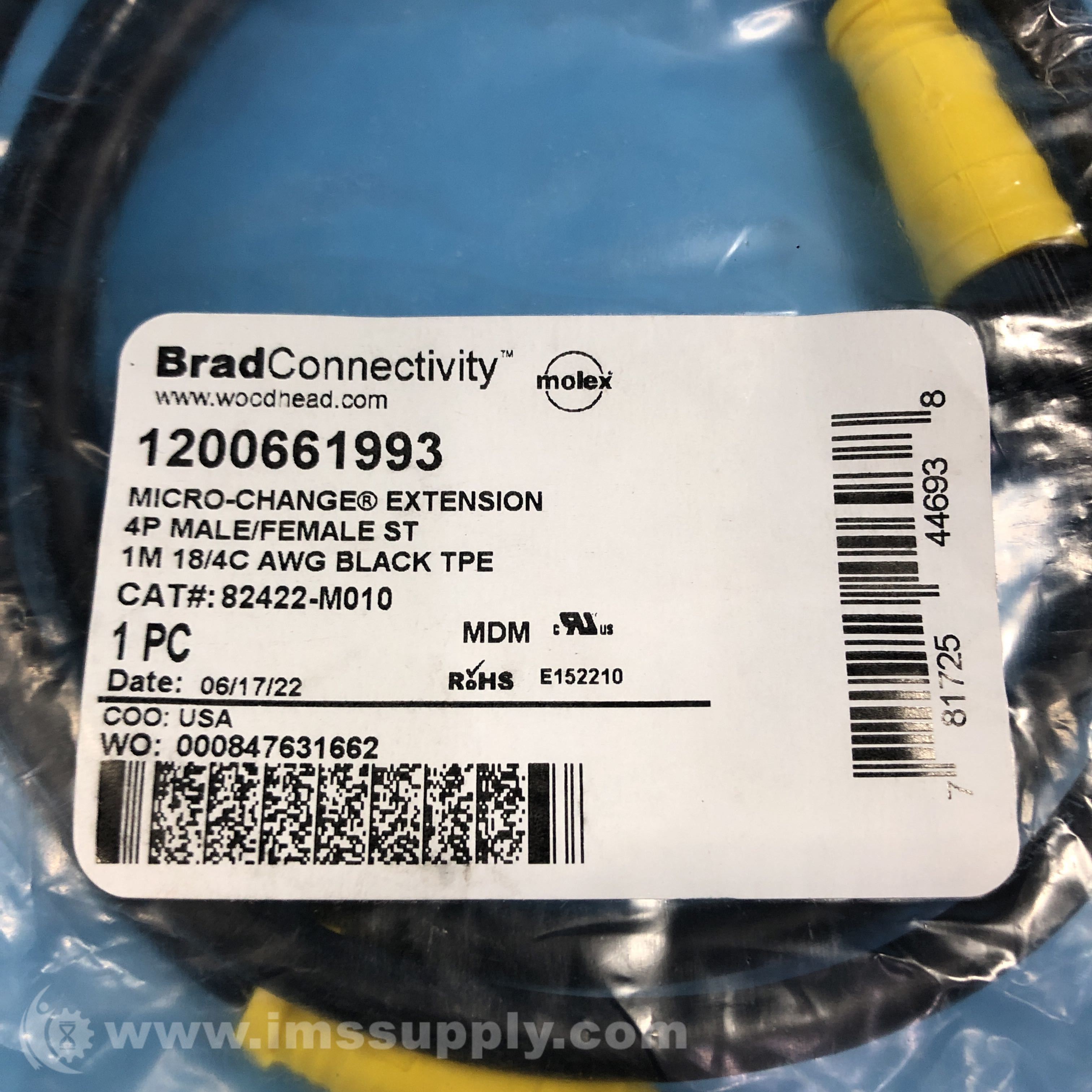 Molex 82422-M010 Sensor Cables - IMS Supply