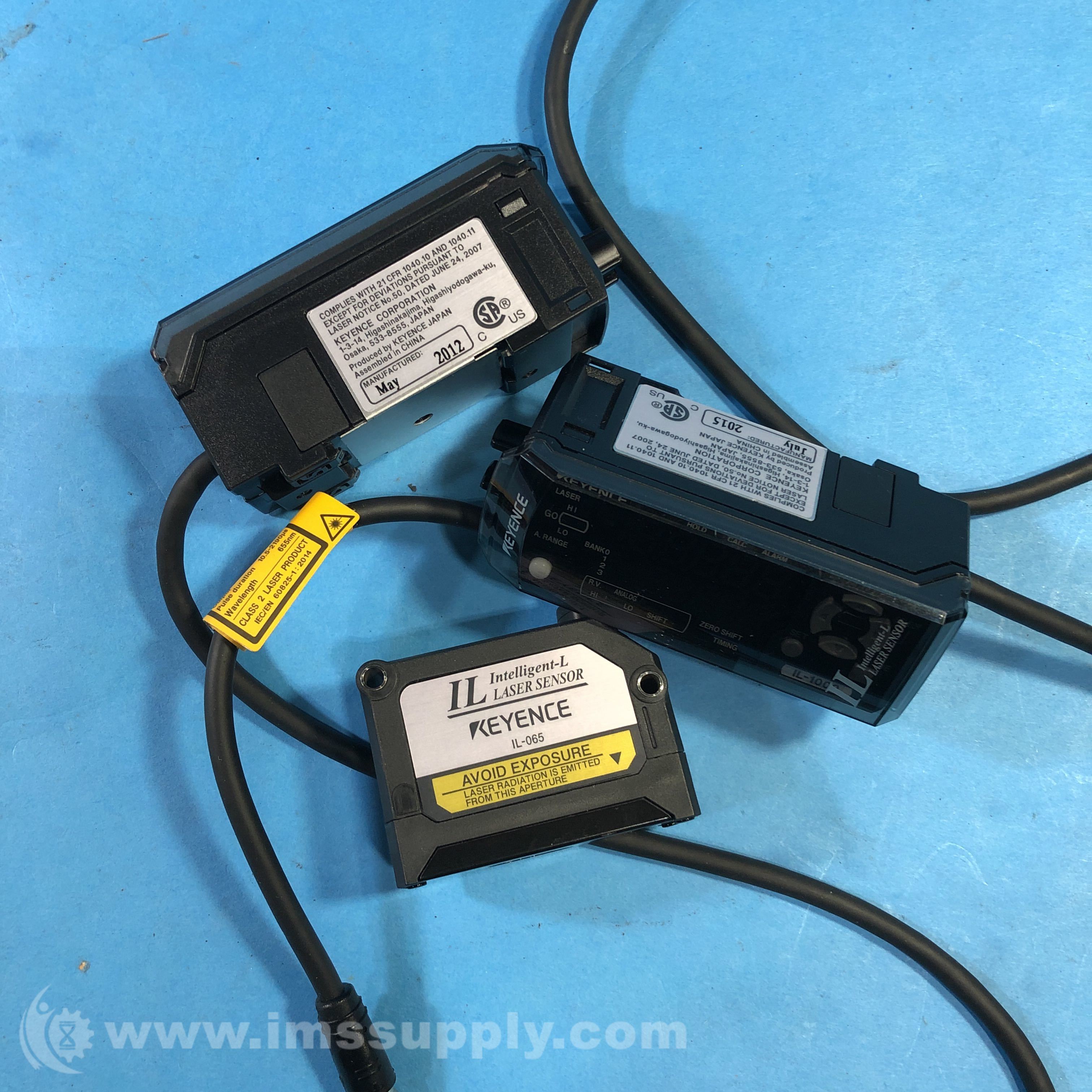 Keyence IL-065 CMOS Multi-Function Analog Laser Sensor, IL Series - IMS ...