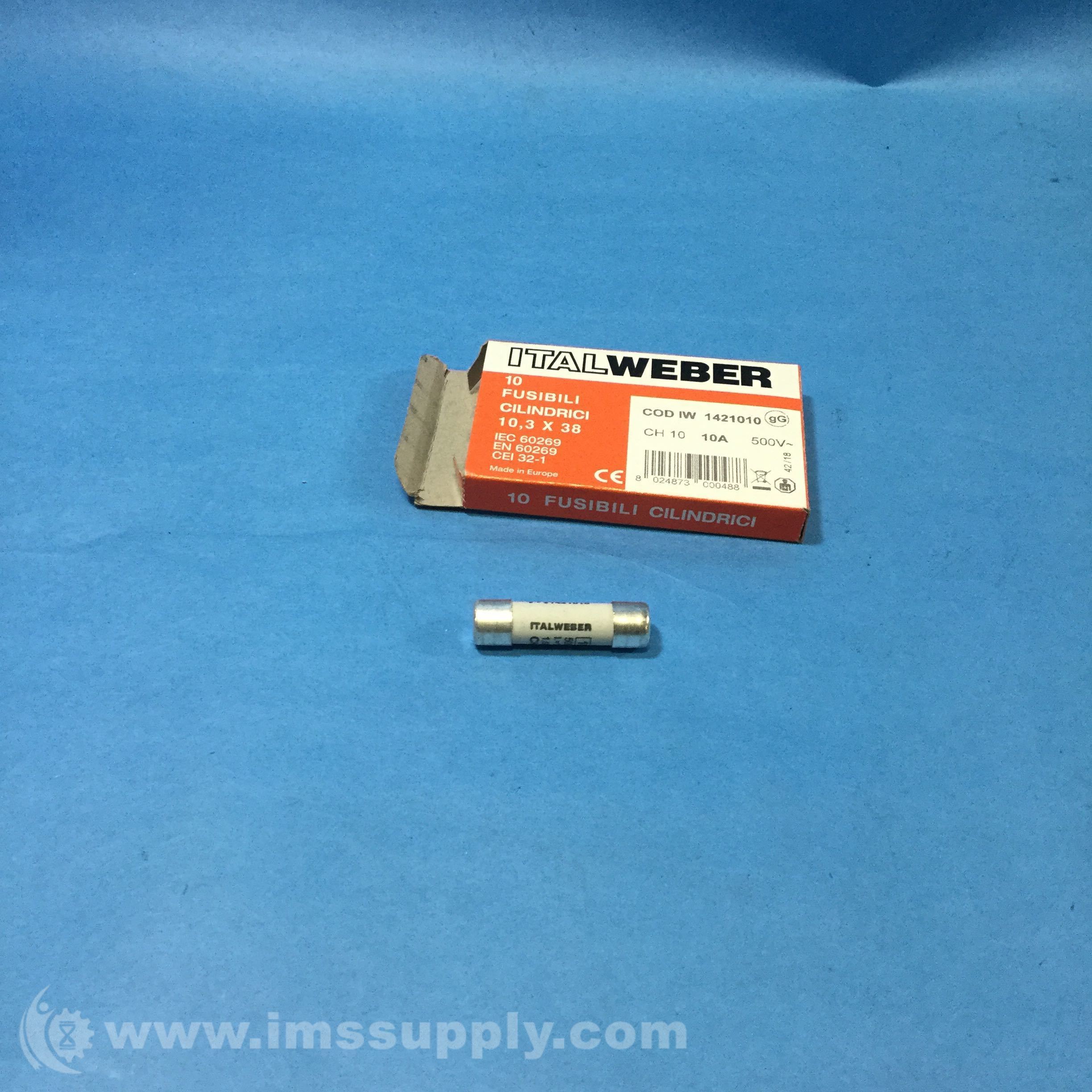 Italweber CH10 Fuse, Ceramic - IMS Supply