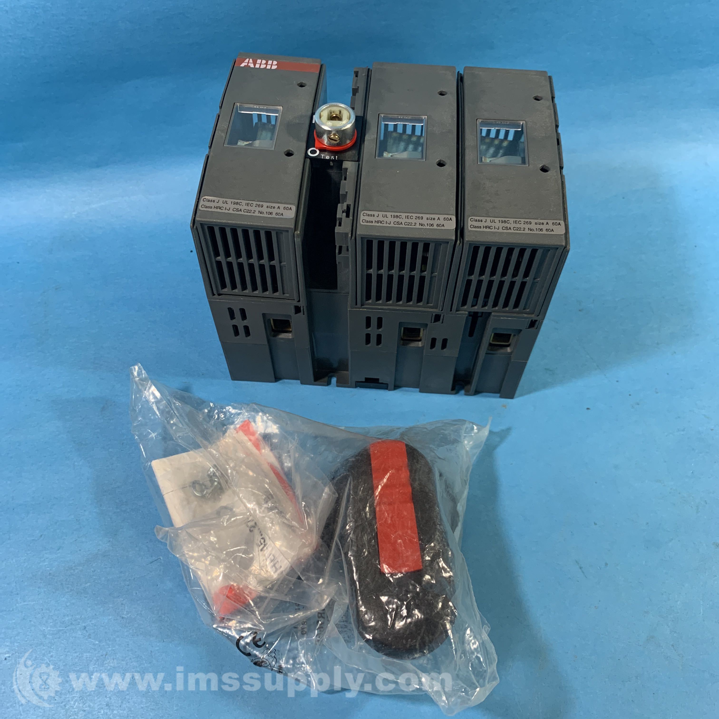 ABB OS60J12 Fusible Disconnect Switch, 3-P, 60A/600V - IMS Supply