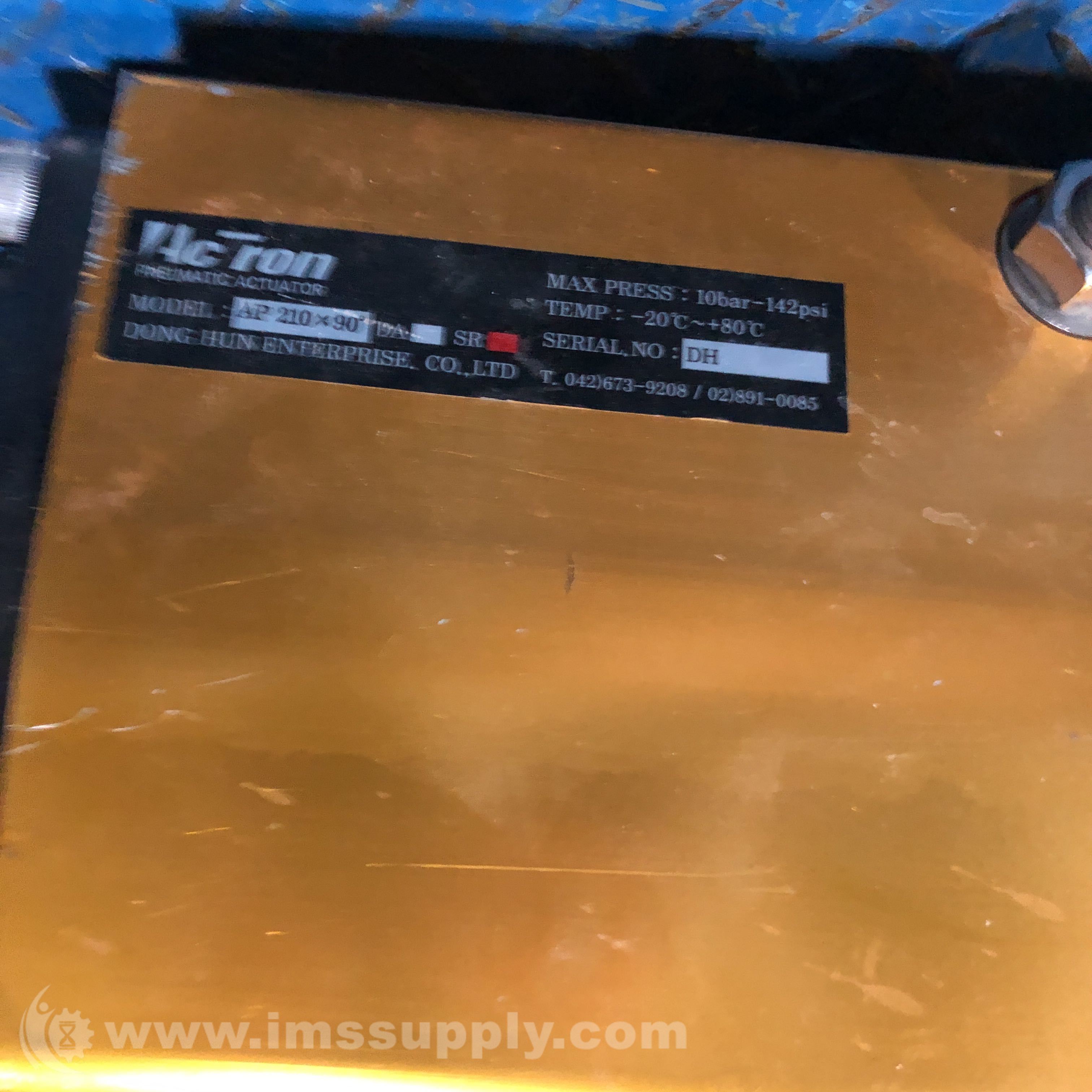 Actron AP210 x 90 Pneumatic Actuator - IMS Supply