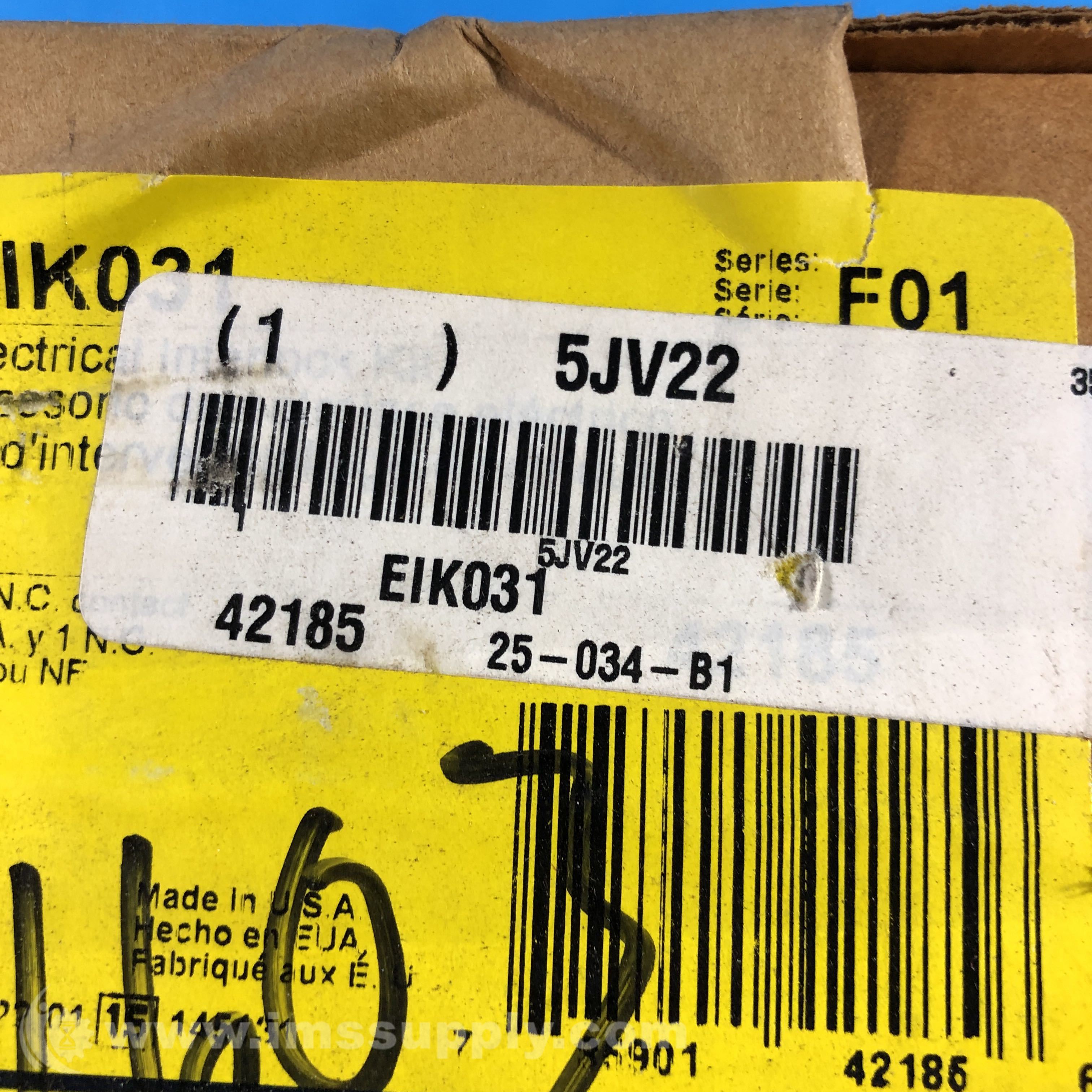 Square D EIK031 Heavy Duty Safety Switches Interlock Kit - IMS Supply