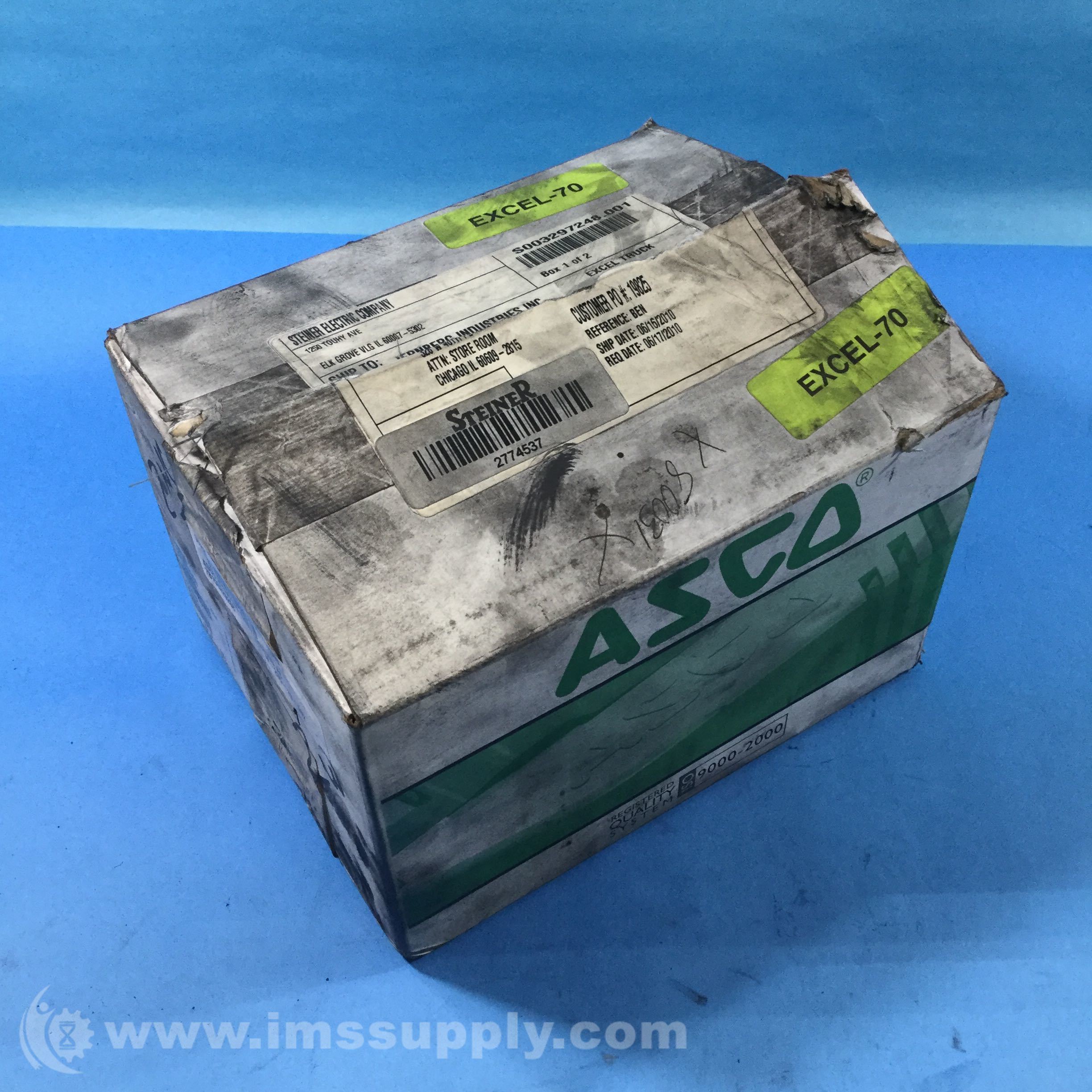 Asco 8210G100 120/60,110/50D AC 2-Way Solenoid Valve - IMS Supply