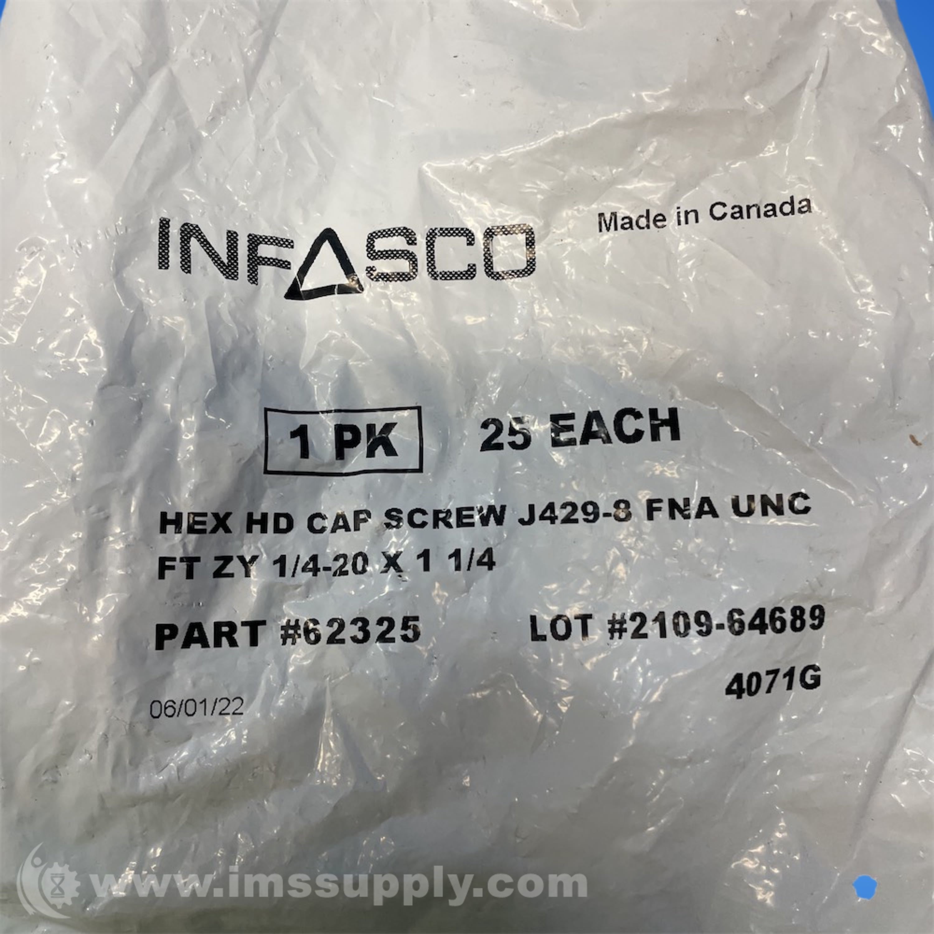 Infasco 62325 - IMS Supply