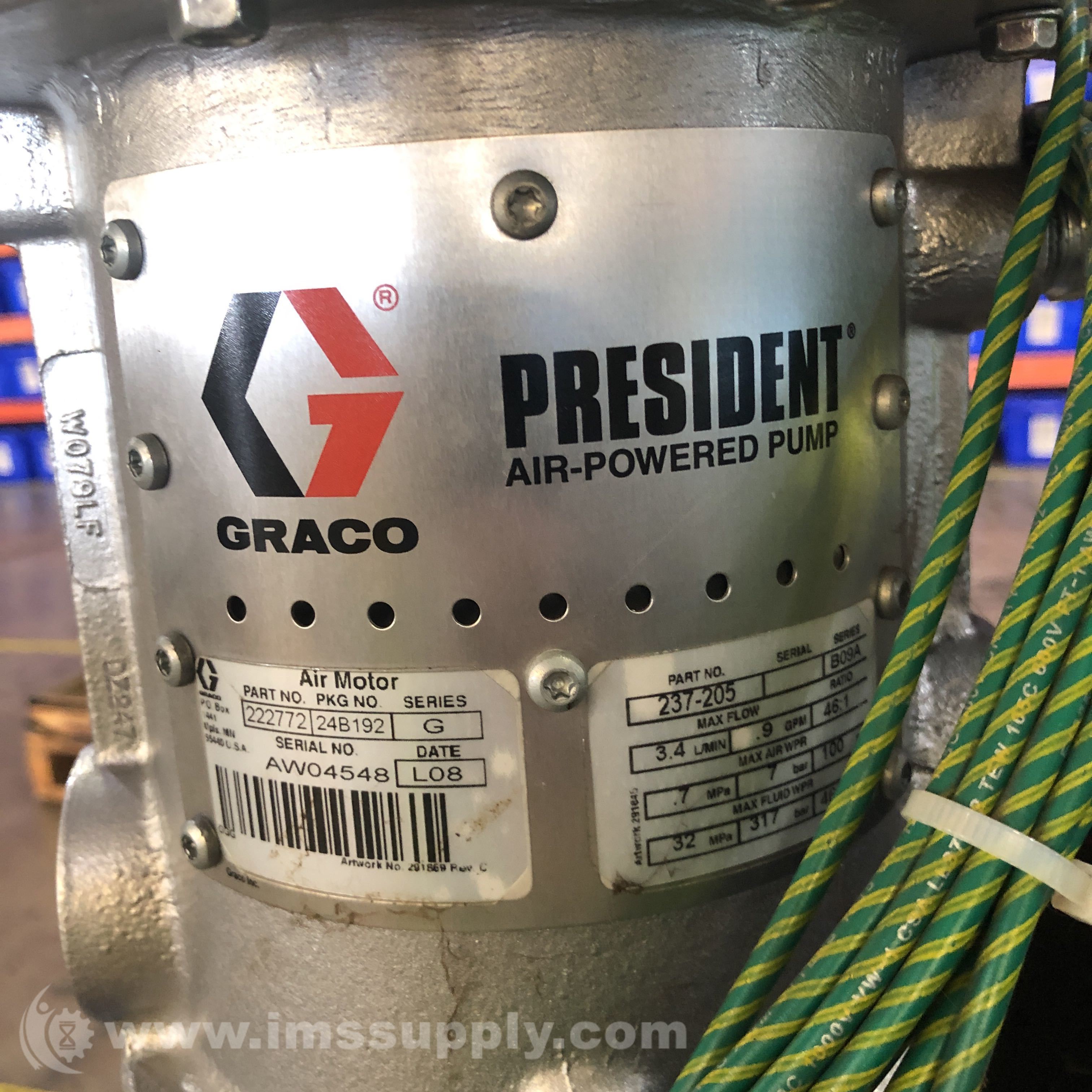 Graco 231118 Ram-Mounted Air-Powered Pump - IMS Supply