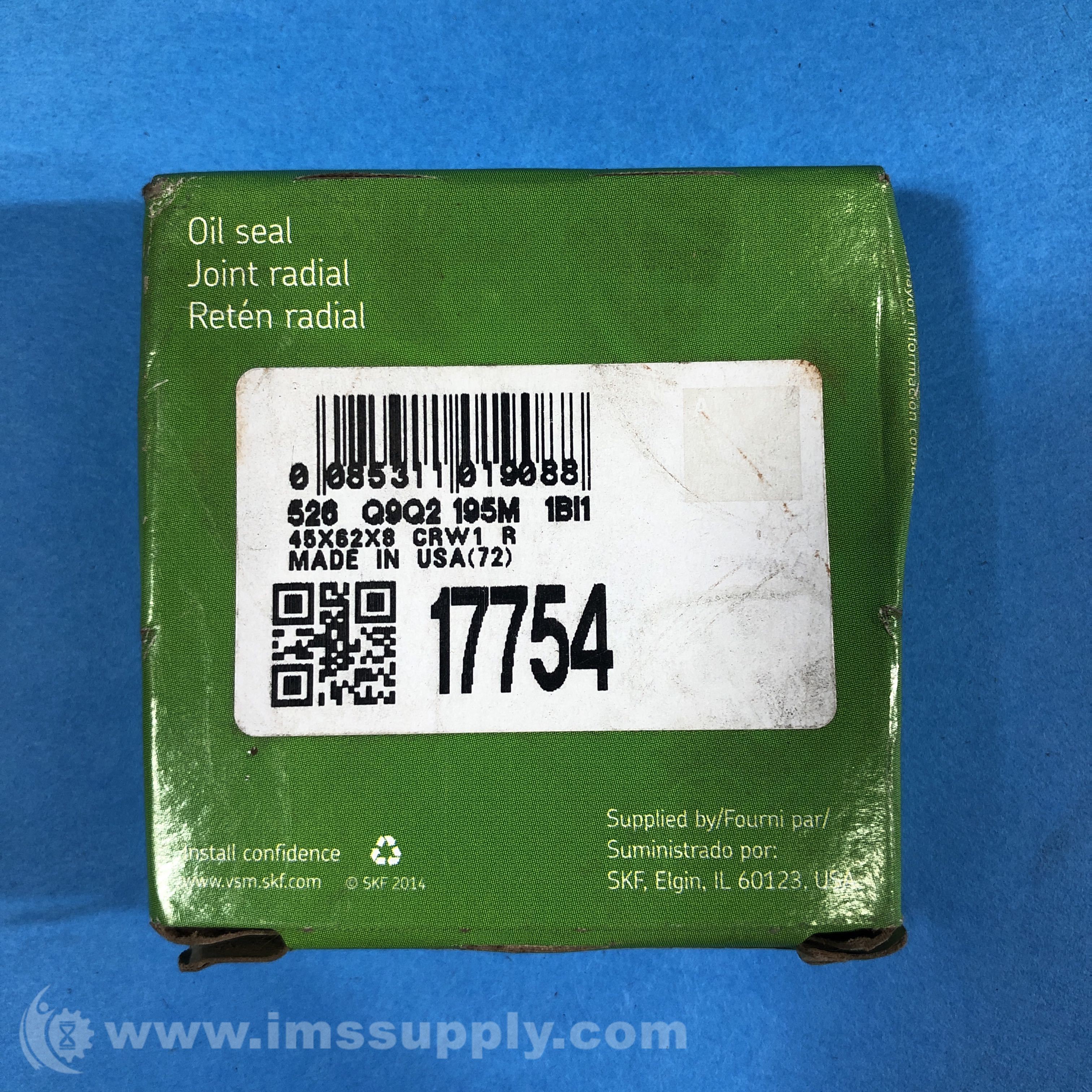 SKF 17754 Single Lip Oil Seal - IMS Supply