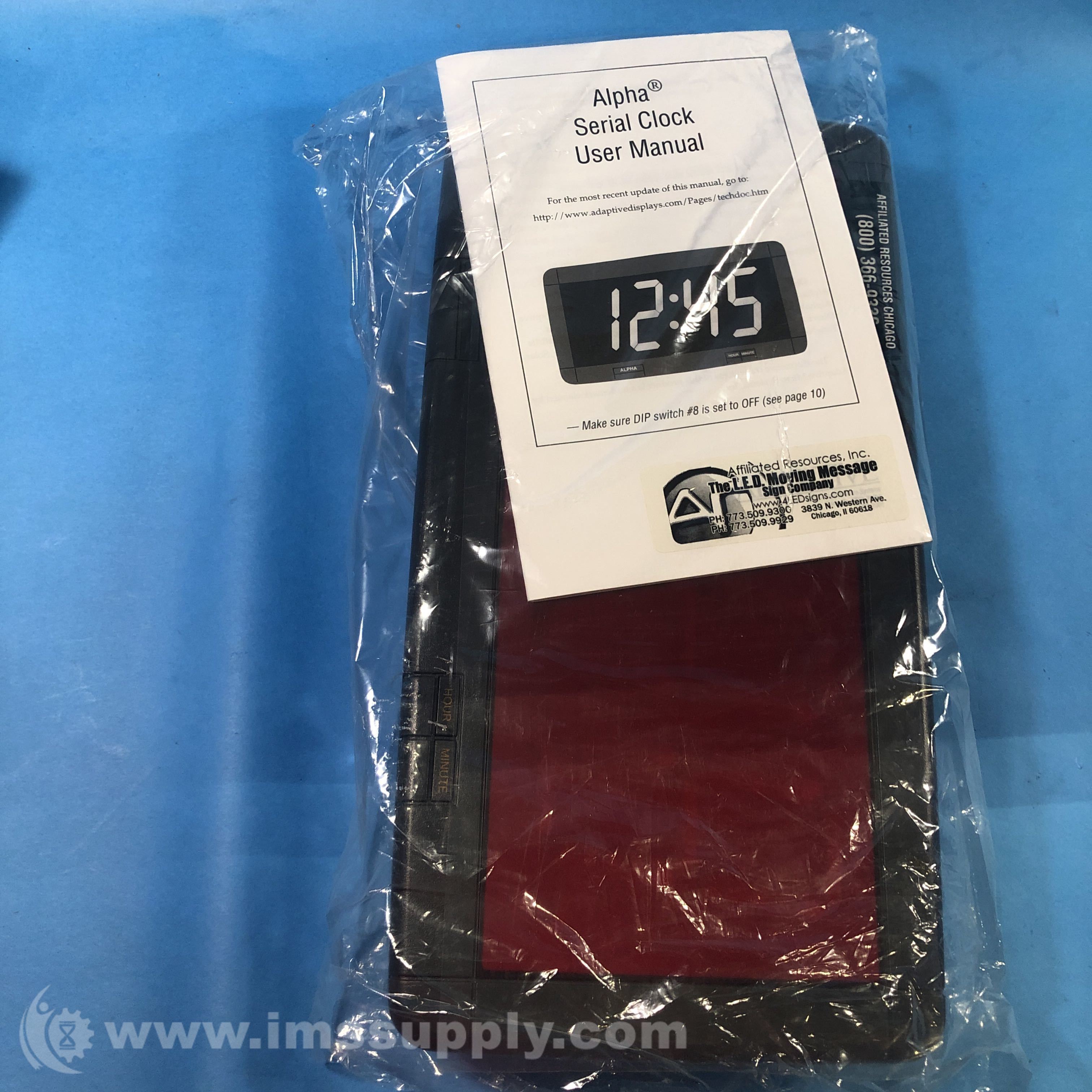 Alpha SA1512673 Serial Clock - IMS Supply