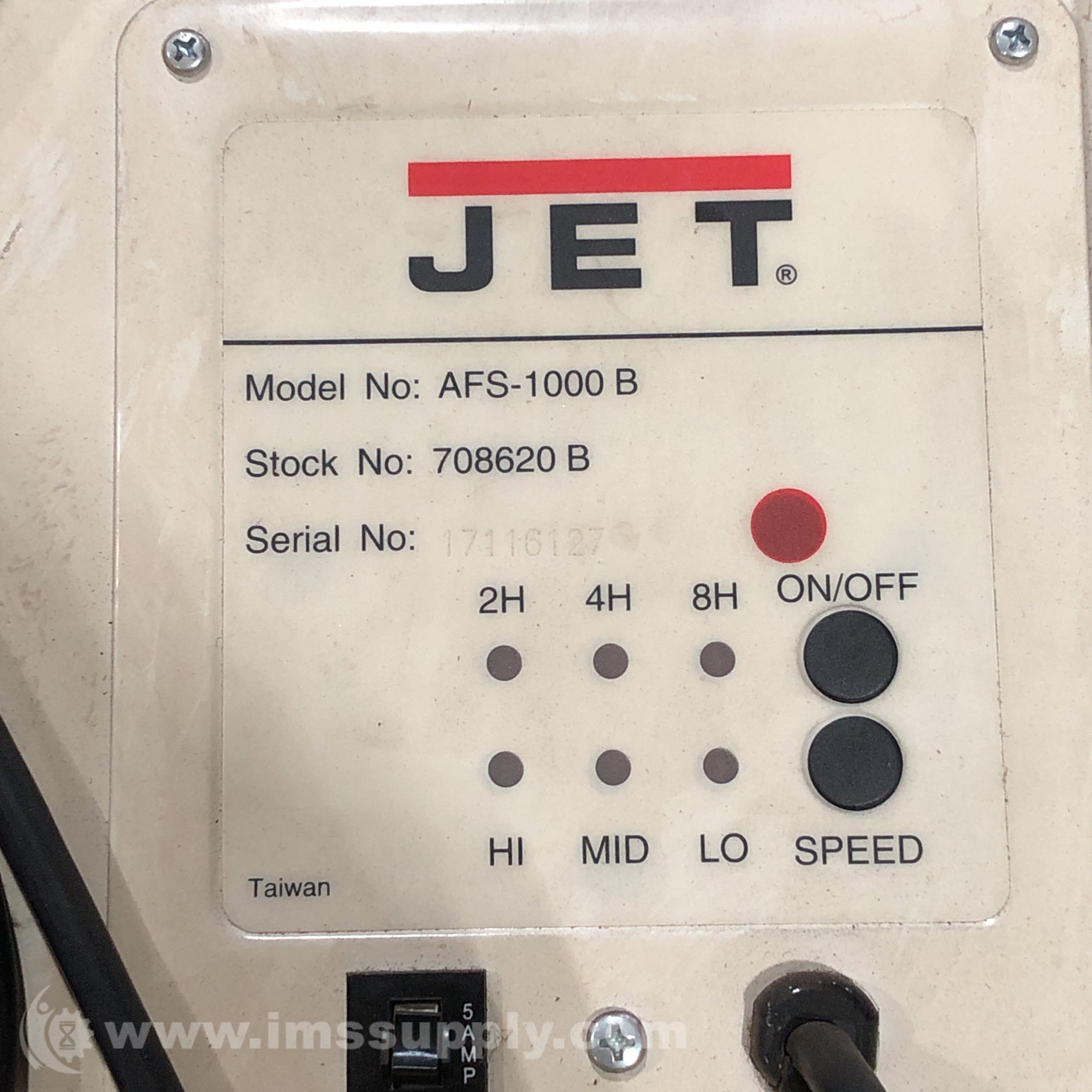 Jet AFS-1000B - IMS Supply