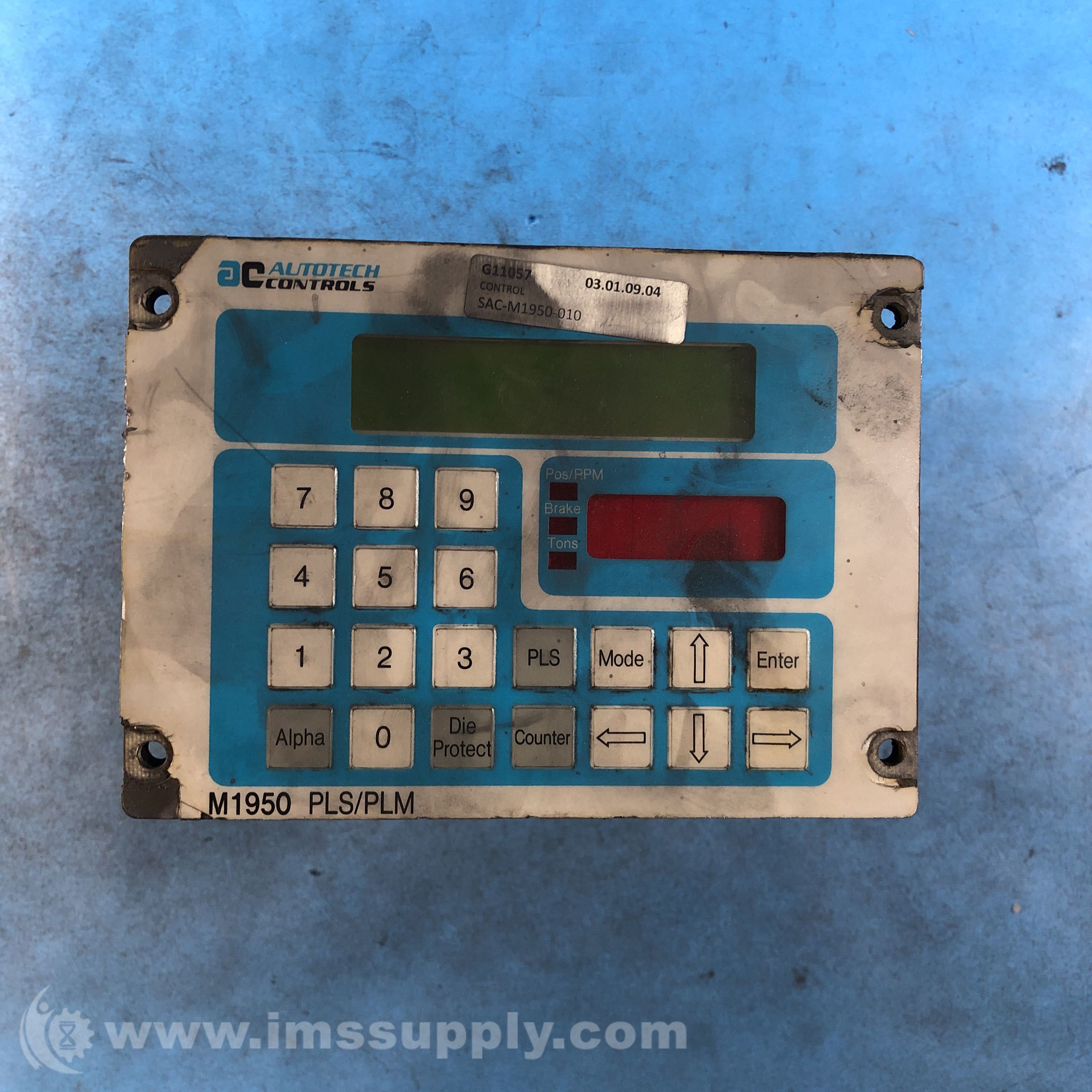 Autotech Controls SAC-M1950-010 PLS Module Plug-in 16 Channel - IMS Supply