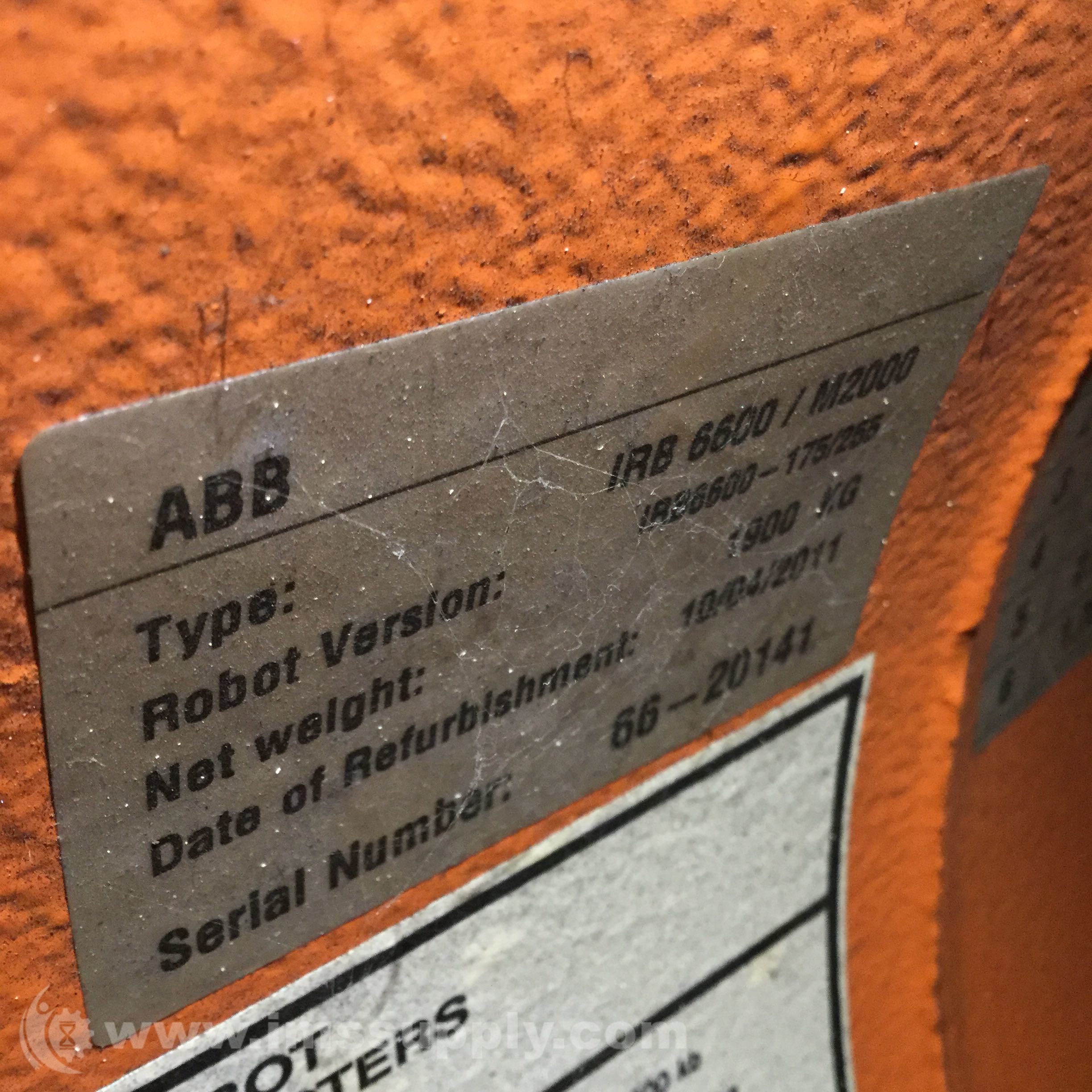 ABB IRB 6600 175/255 Industrial Robot - IMS Supply
