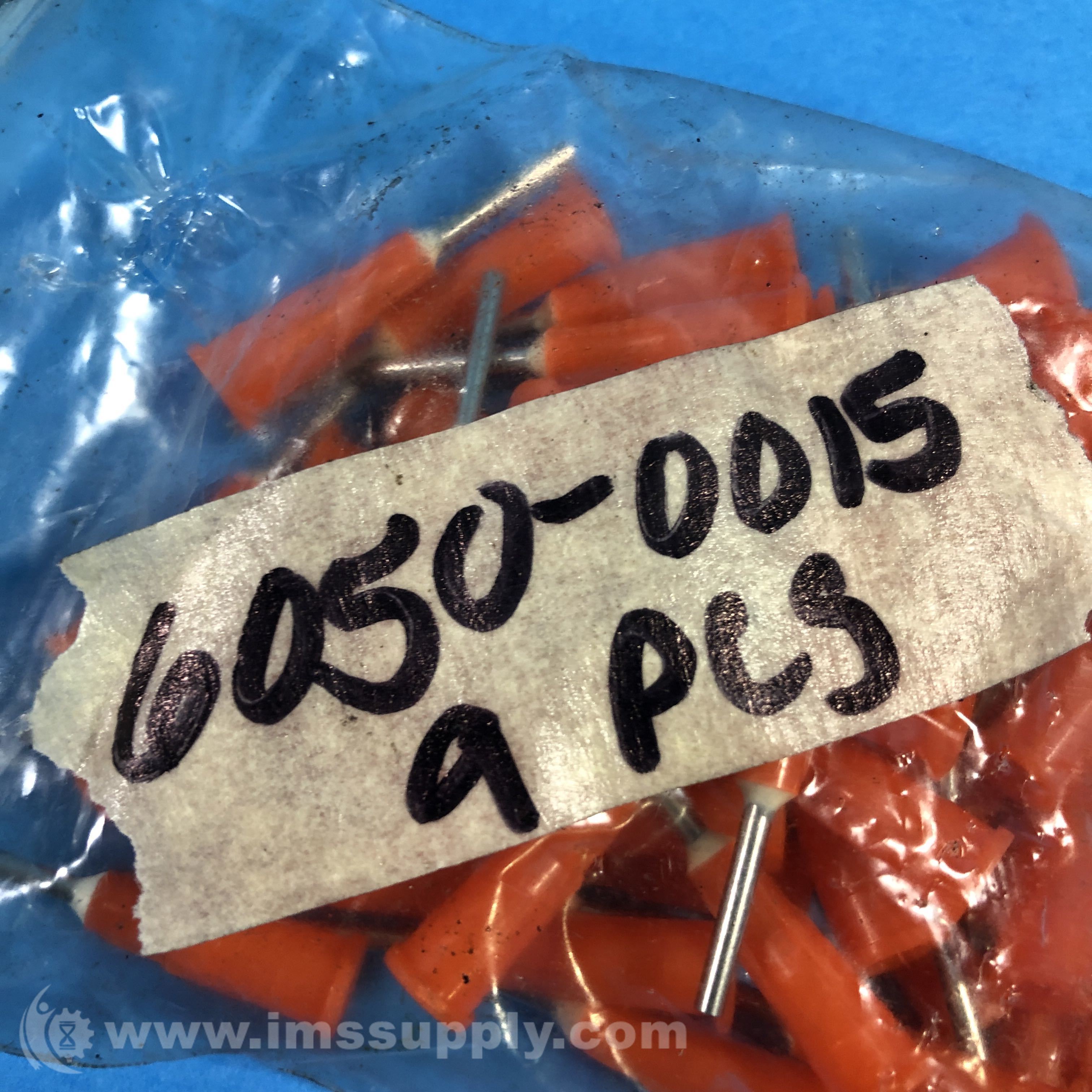 6050-0015 Pack of 50 Orange Tube Insulating Terminals - IMS Supply